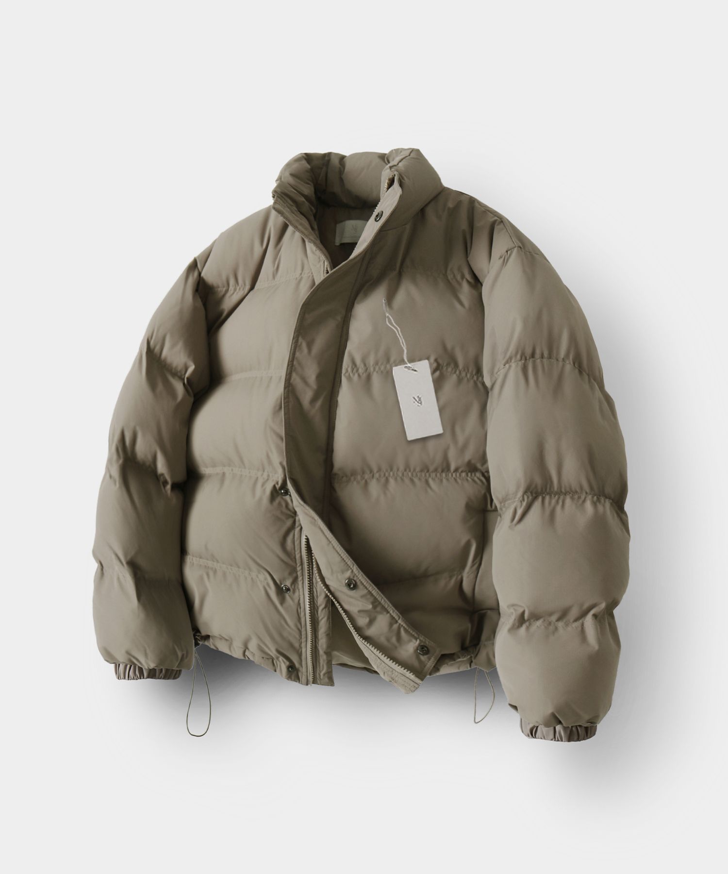 MUSINSA | MIS PRODUCT Two-way couple short padding_Beige