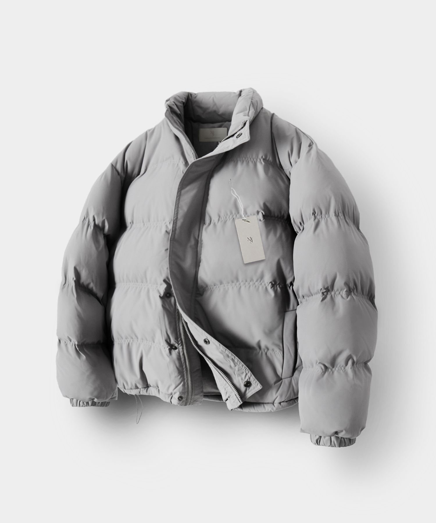 MUSINSA公式 | MOOD INSIDE Two-way couple short padding_Gray