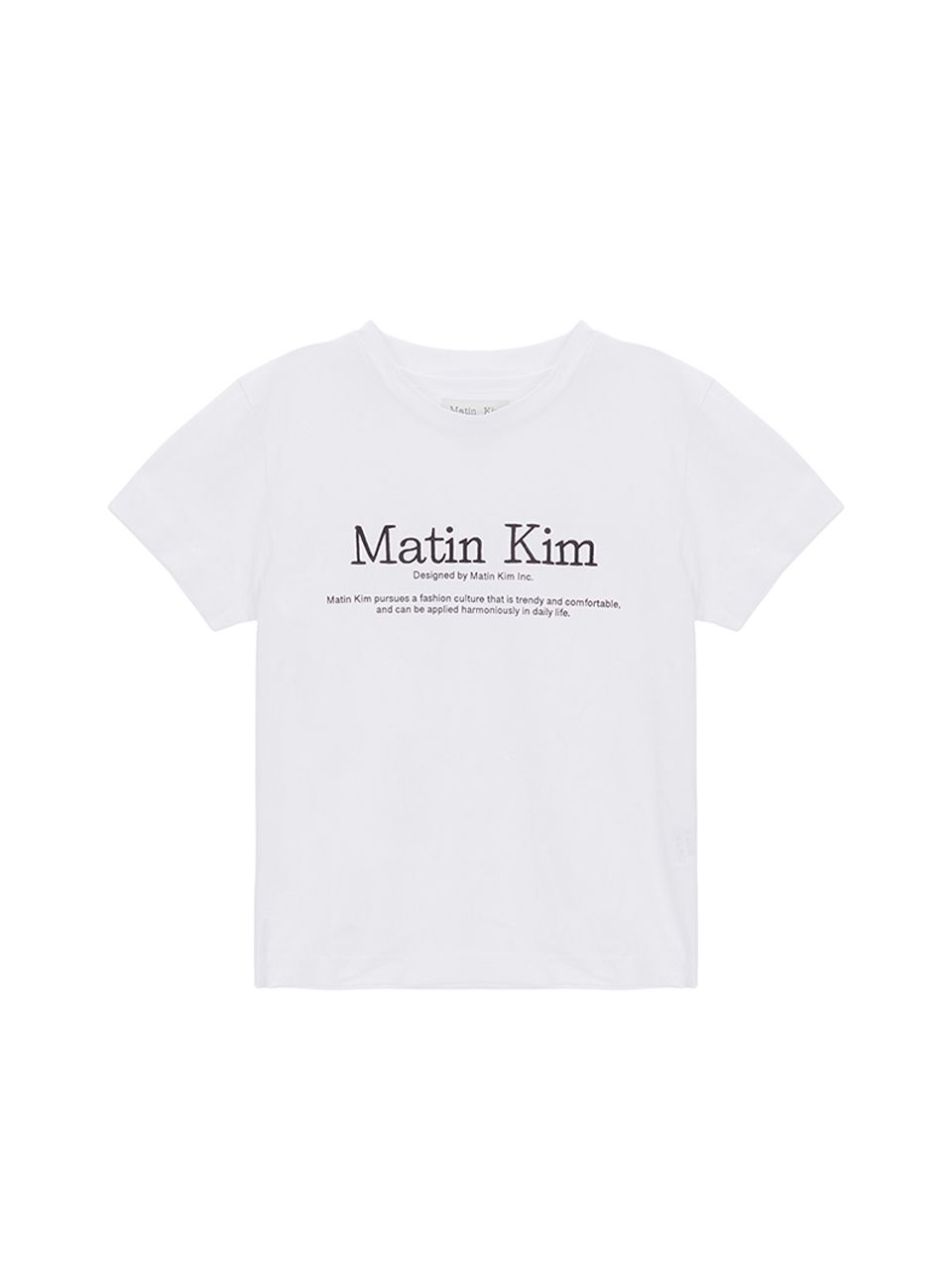 Matin Kim MATIN HERITAGE 短版上衣（白色） (Creatrip)