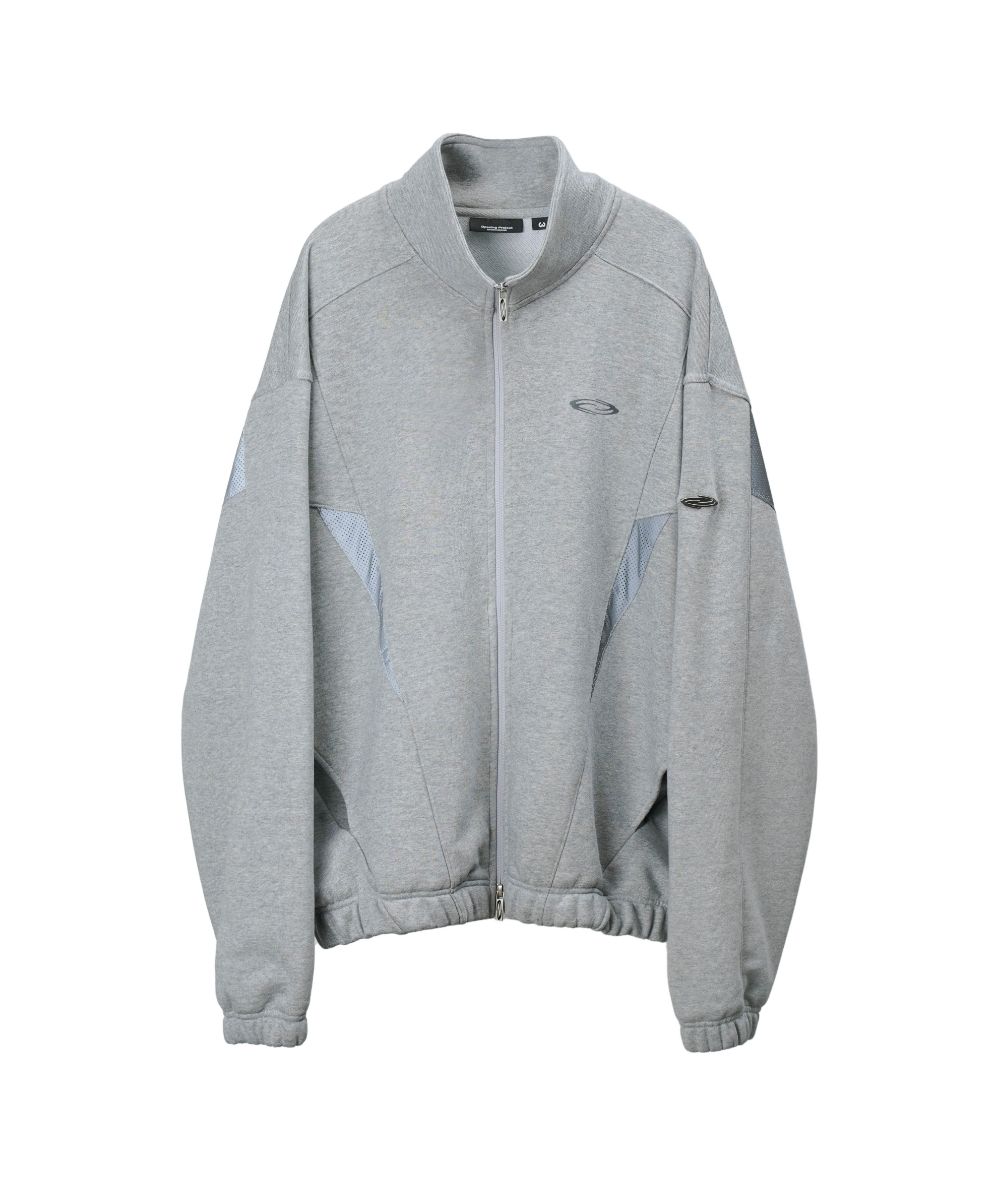 MUSINSA | OPENING PROJECT Sharp Sport Sweat Jacket - Melange Gray