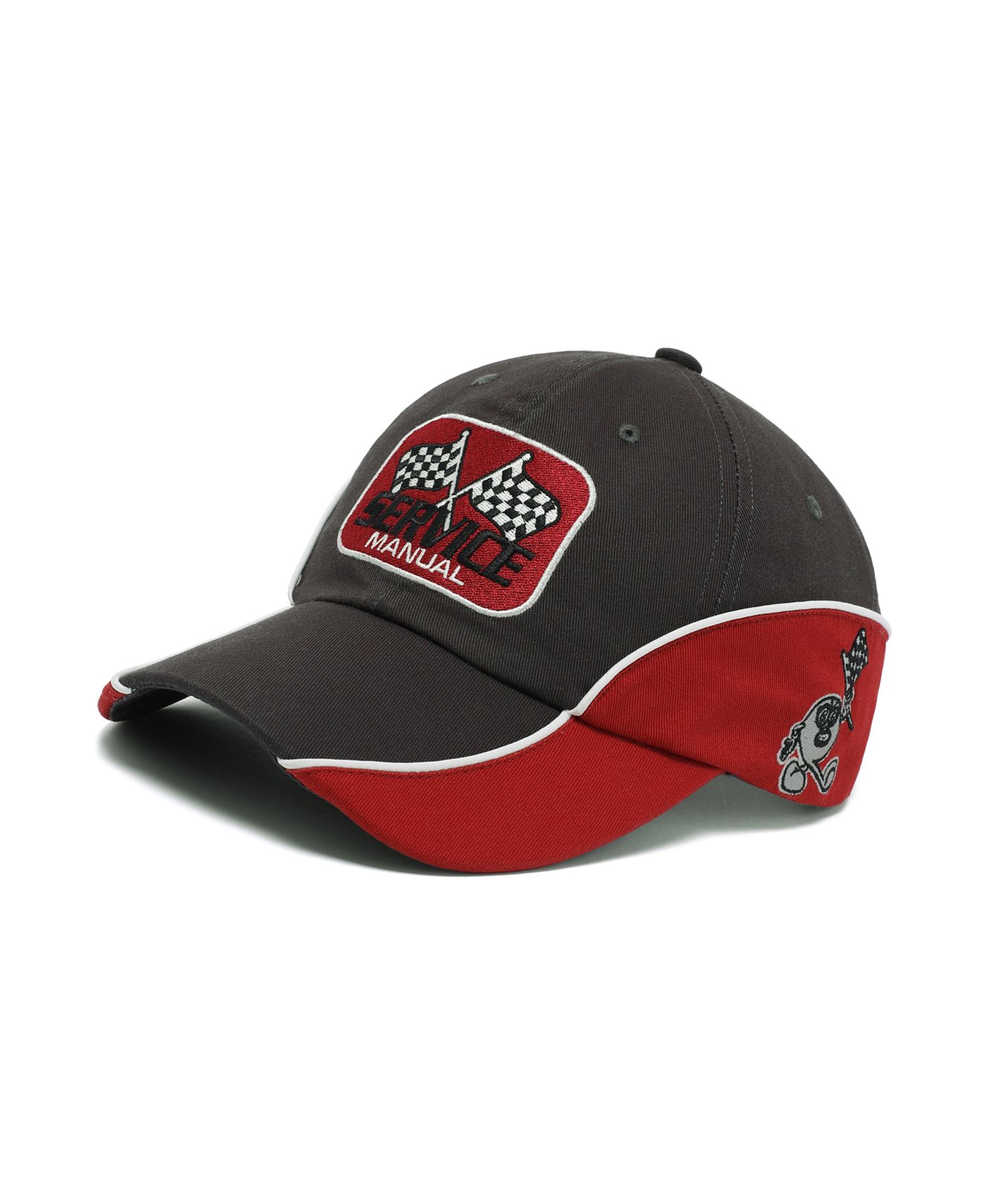 MUSINSA | TIMCOMIX [TIMCOMIX x SERVICE MANUAL] TIM FLAG PATCHED CAP RED