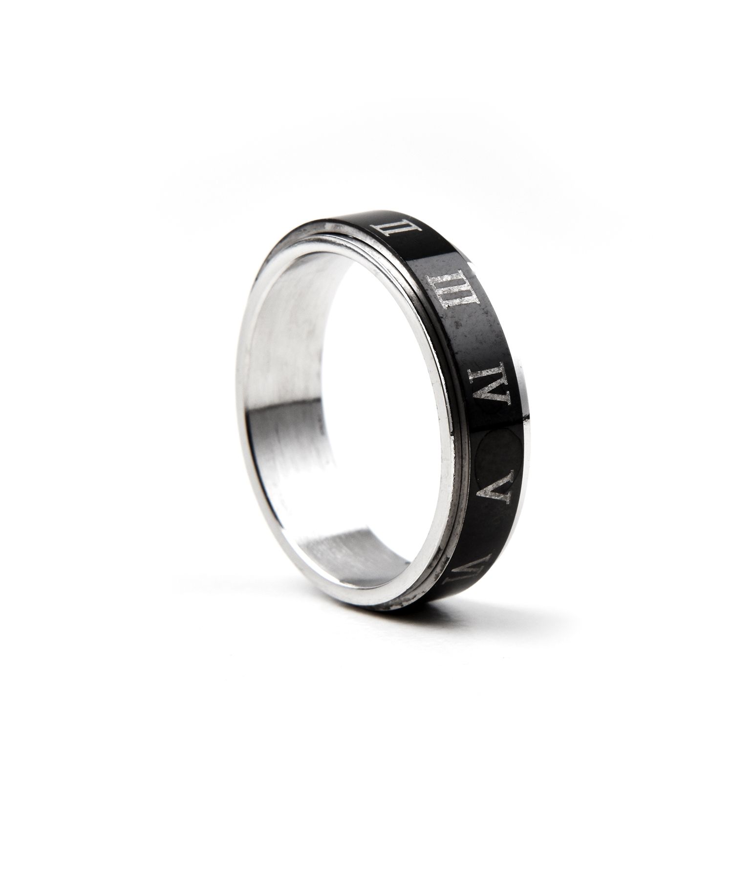 MUSINSA | SCALETTO BLACK BEY404 Time to Time Black Ring