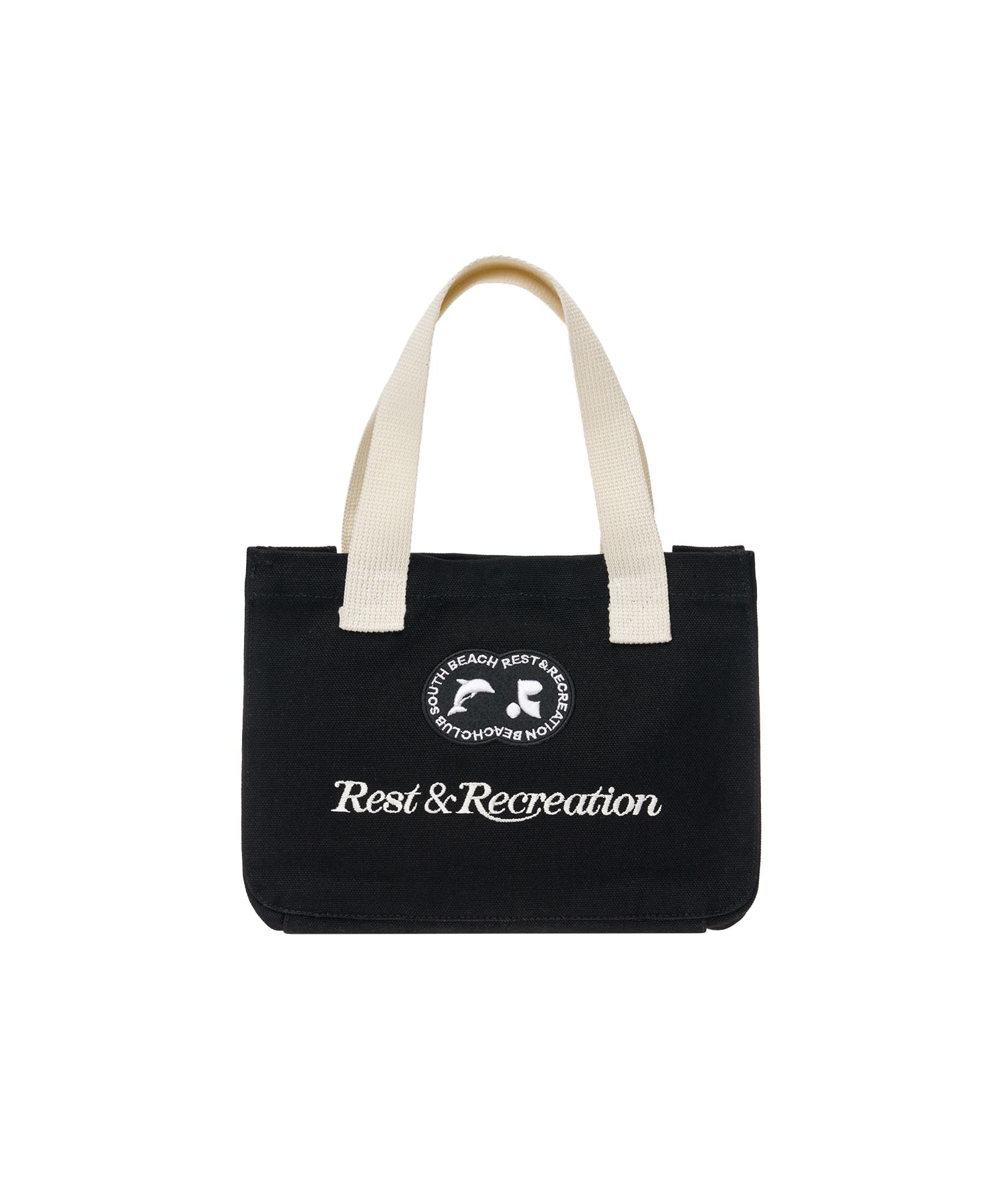 MUSINSA公式 | REST&RECREATION RR CANVAS TOTE BAG_BLACK