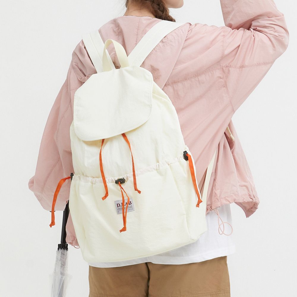 MUSINSA | D.LAB Bernadette String Backpack - ivory