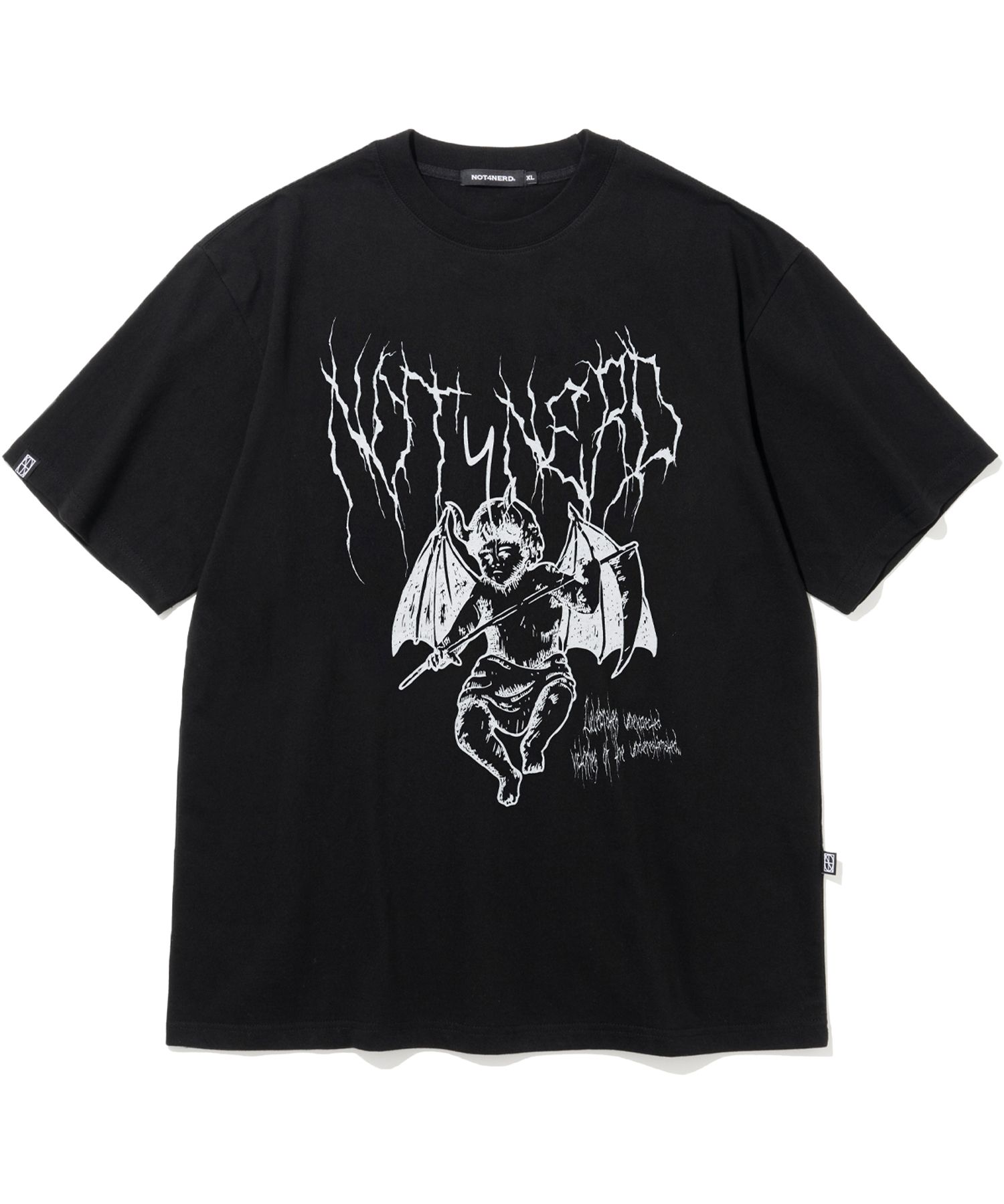 MUSINSA | NOT4NERD Baby Devil T-Shirts - Black