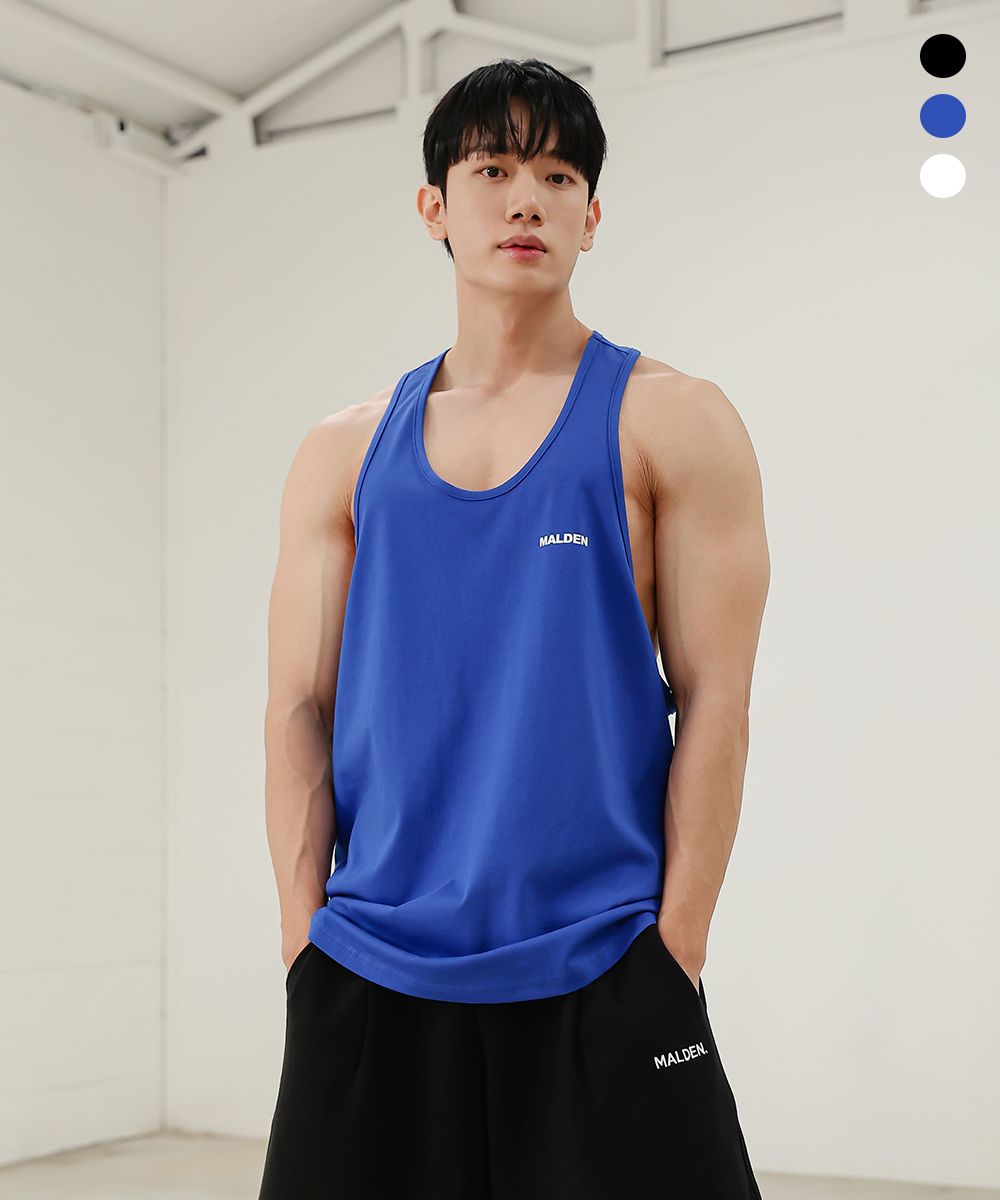 MUSINSA | MALDEN Pro small logo sleeveless