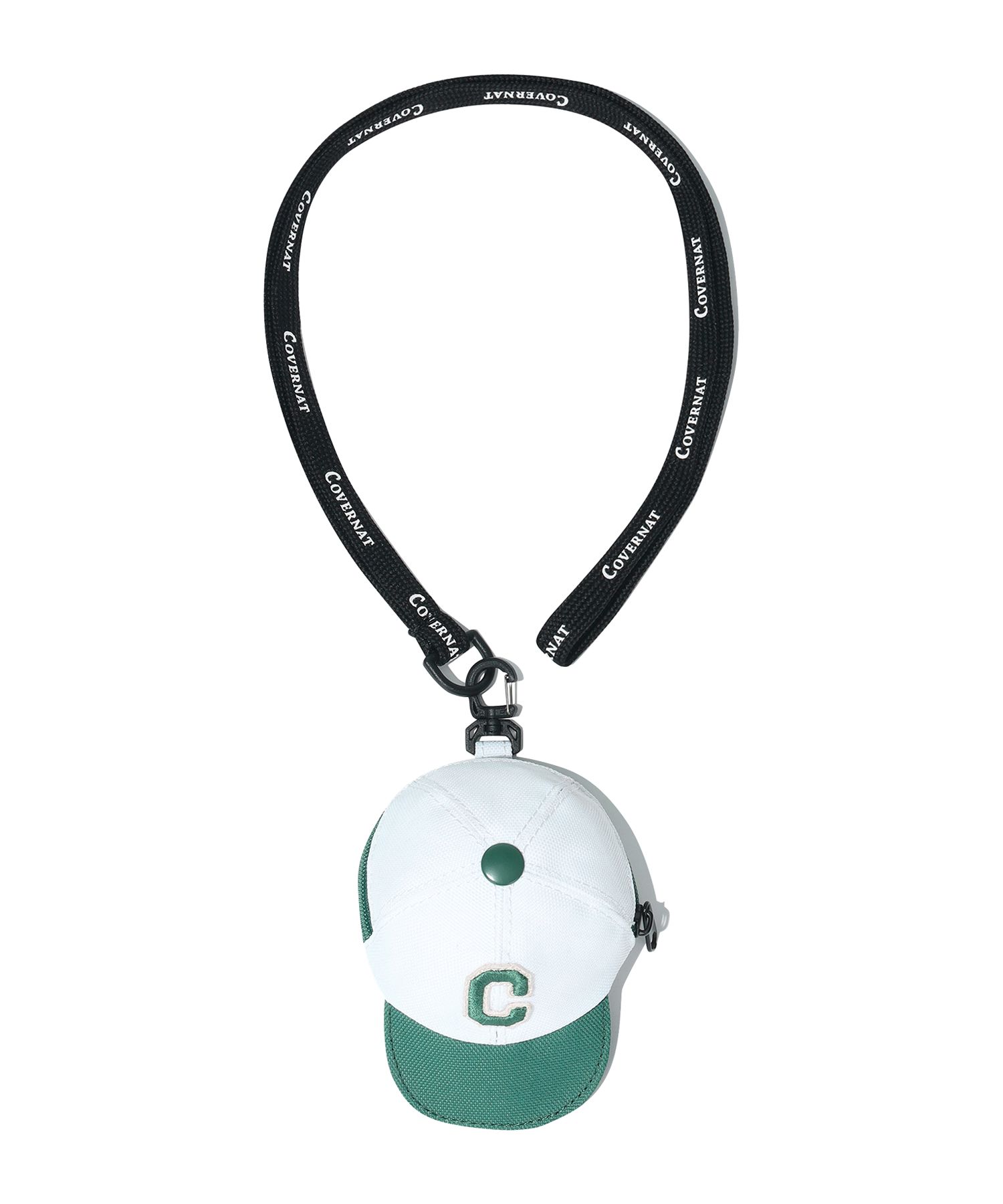 MUSINSA | COVERNAT C Logo Hat AirPods Pouch Green