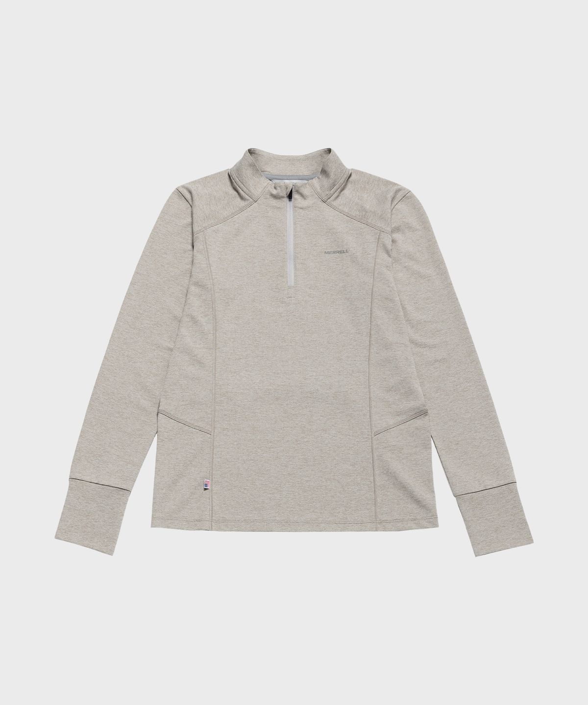 머렐(MERRELL) [WOMEN] 하이크 하프 집업 긴팔 티셔츠 LIGHT GREY - 사이즈 & 후기 | 무신사