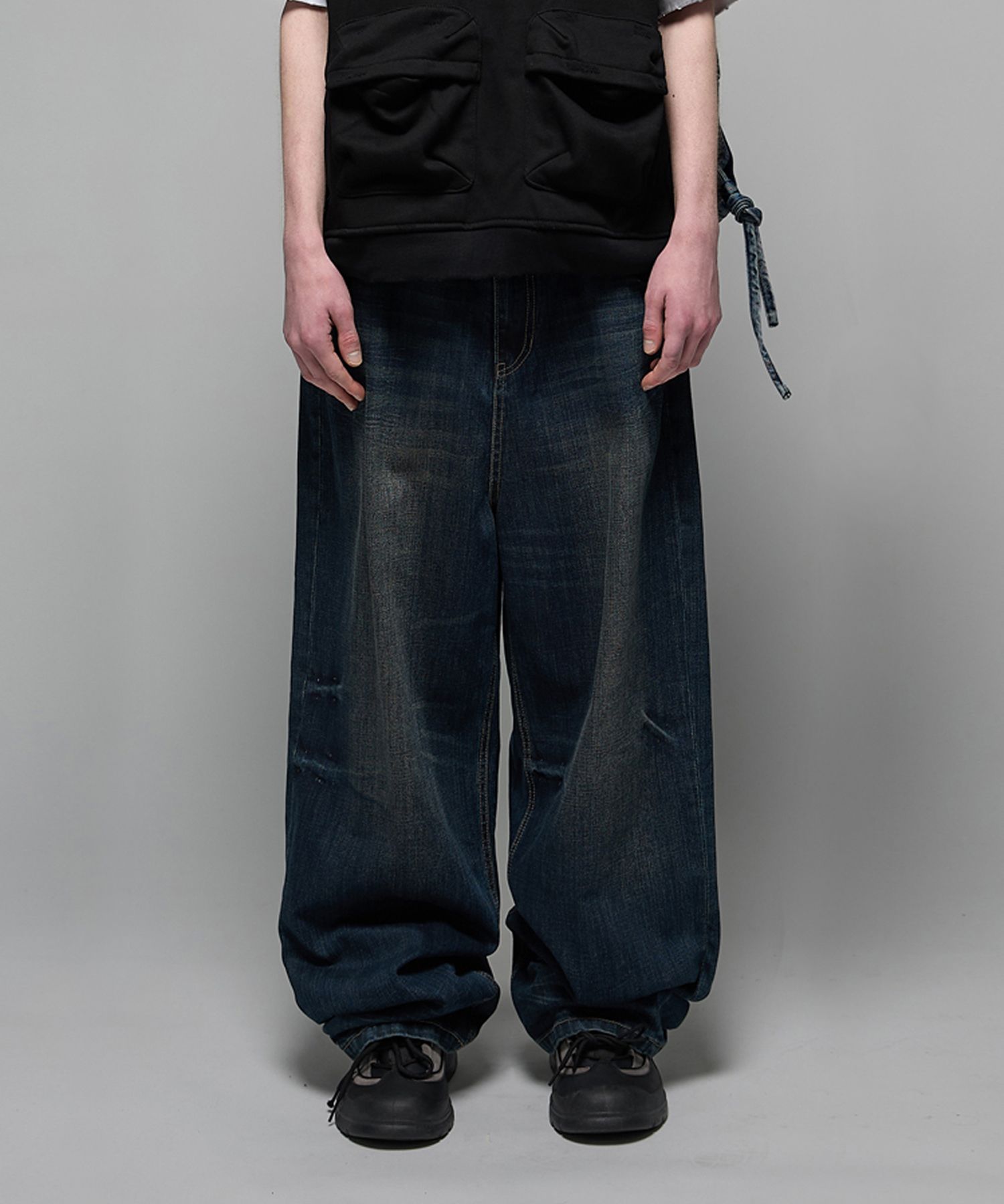 MUSINSA | HEDER HELEN PANDORA BLUEBLACK JEANS