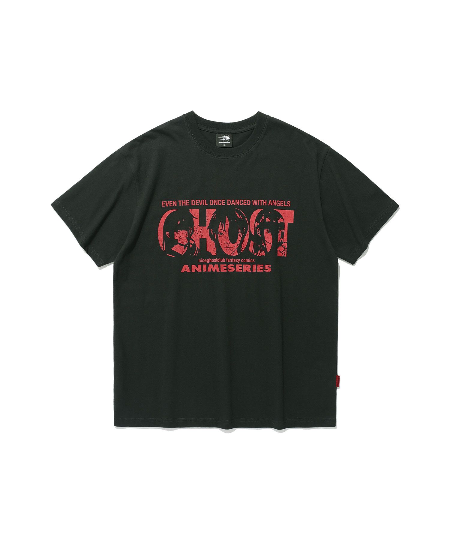 MUSINSA | NICE GHOST CLUB GHOST ANIME SERIES TEE_BLACK(NG2EMUT549A)