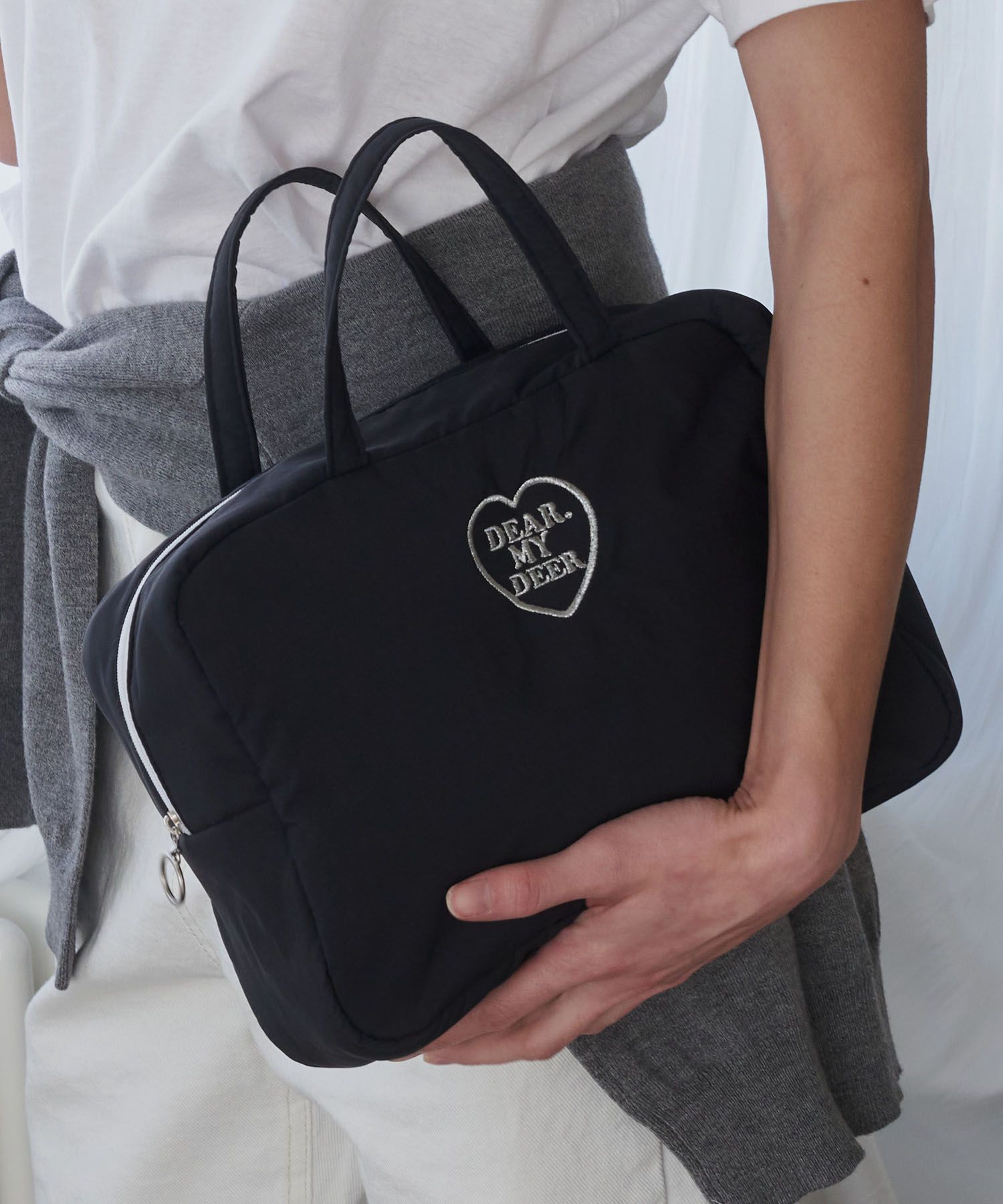 MUSINSA | DEARMYDEER Waterproof) nemo nemo bag_ Black