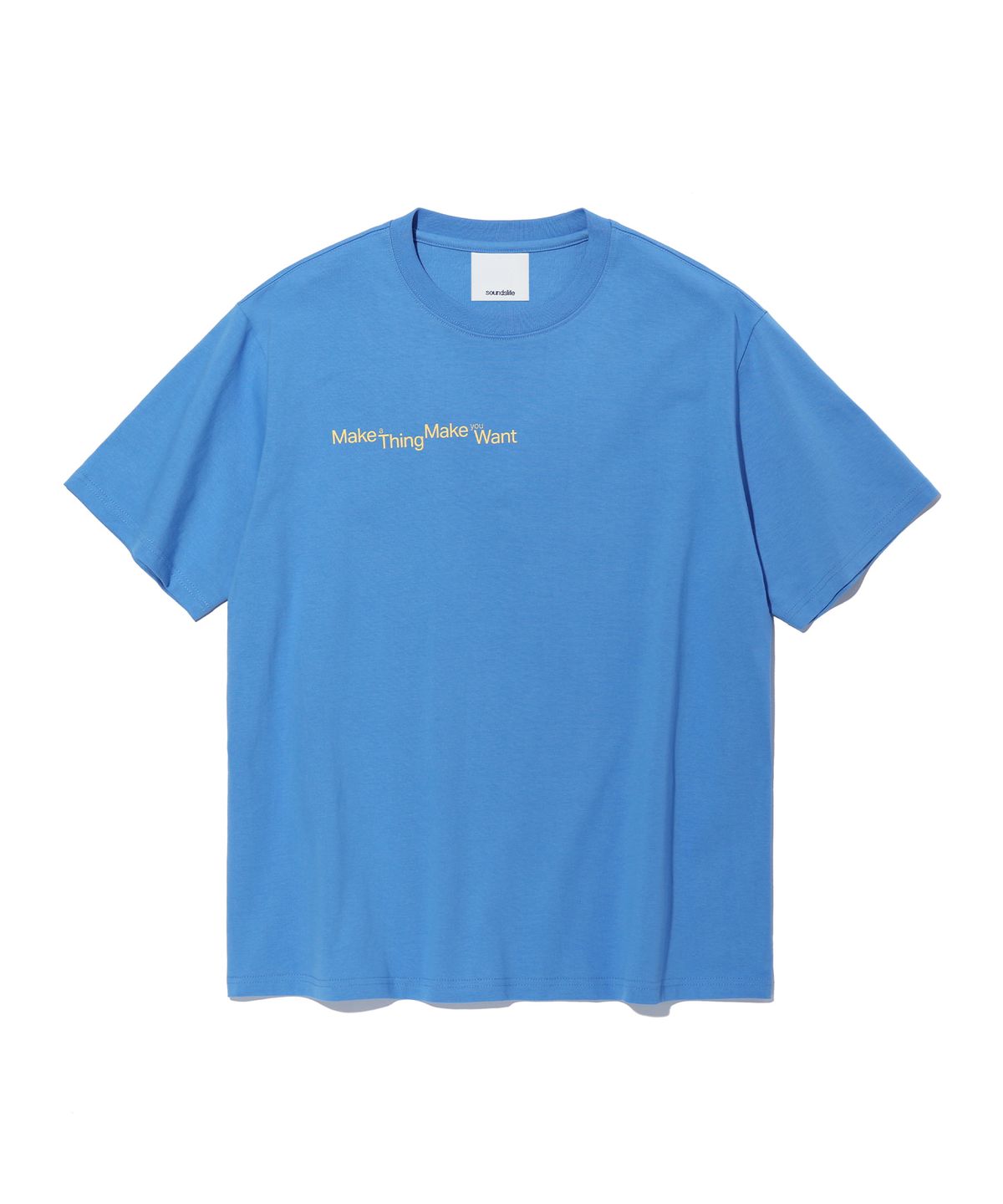사운즈라이프(SOUNDSLIFE) MTMW Lettering T-Shirts Sky Blue - 사이즈 & 후기 | 무신사