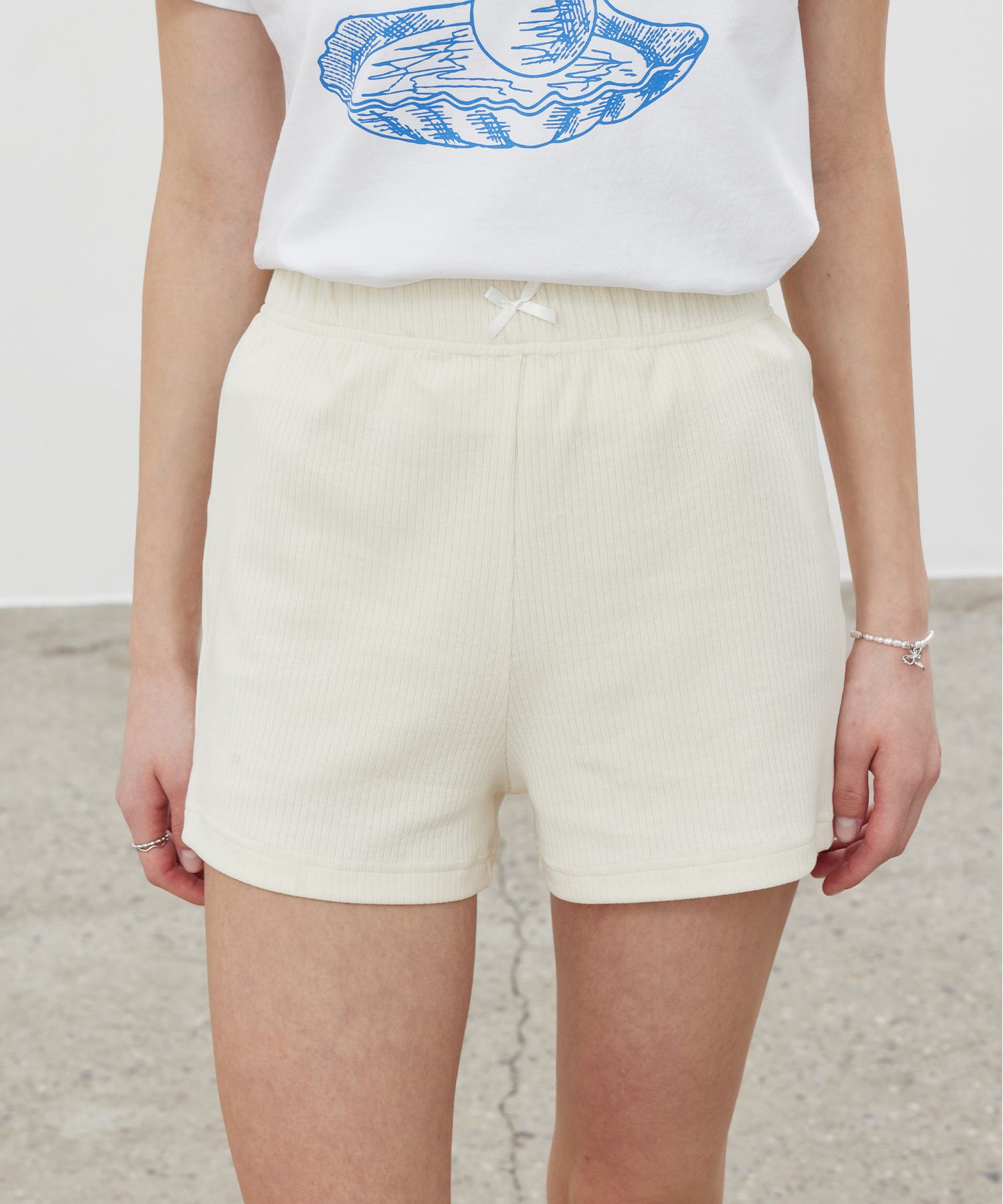 MUSINSA | ITOV SEOUL 2PCS Ribbon Golji Shorts CM