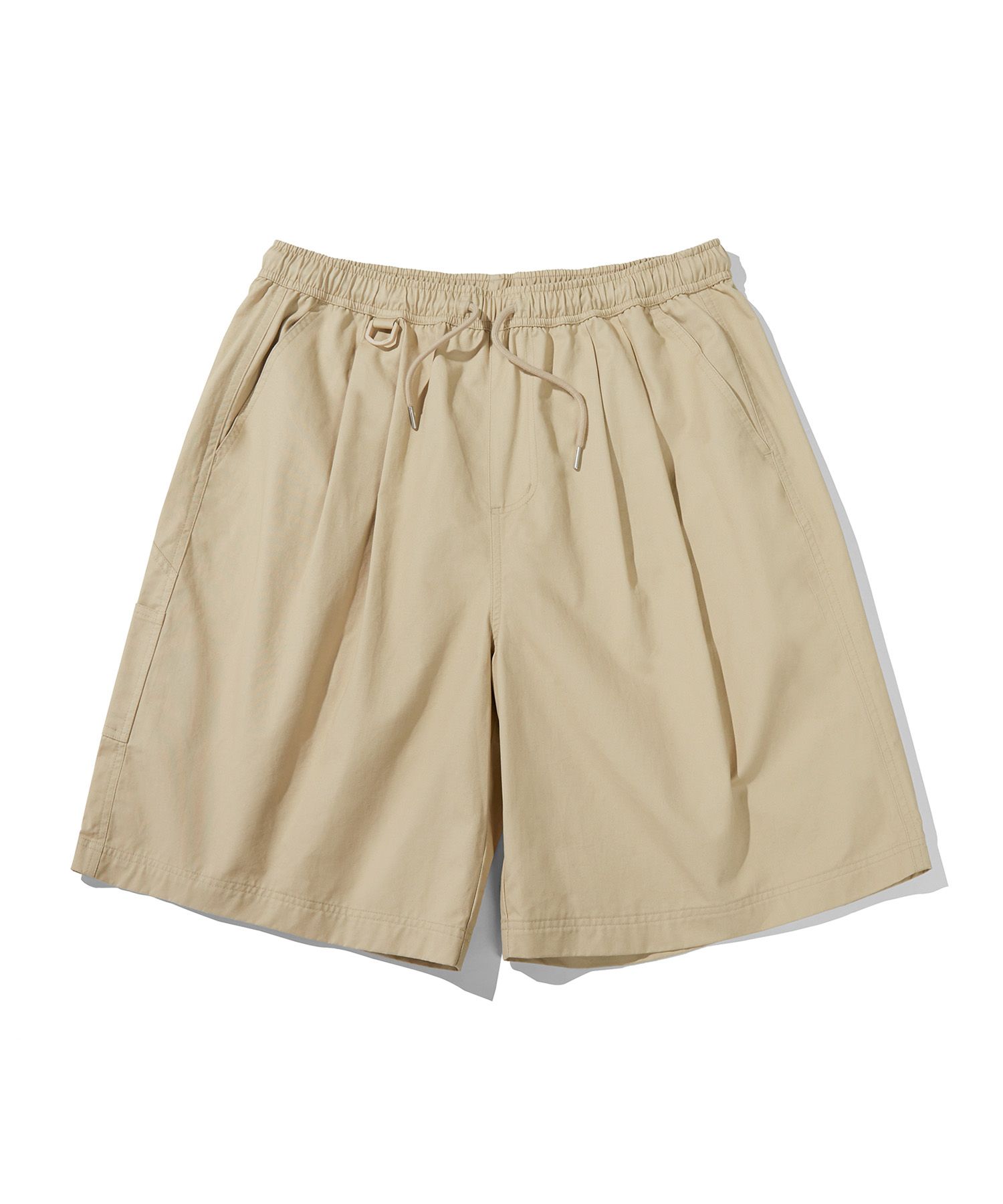 MUSINSA | Codegraphy Soft Essential Bermuda Two-Tuck Shorts_Light Beige