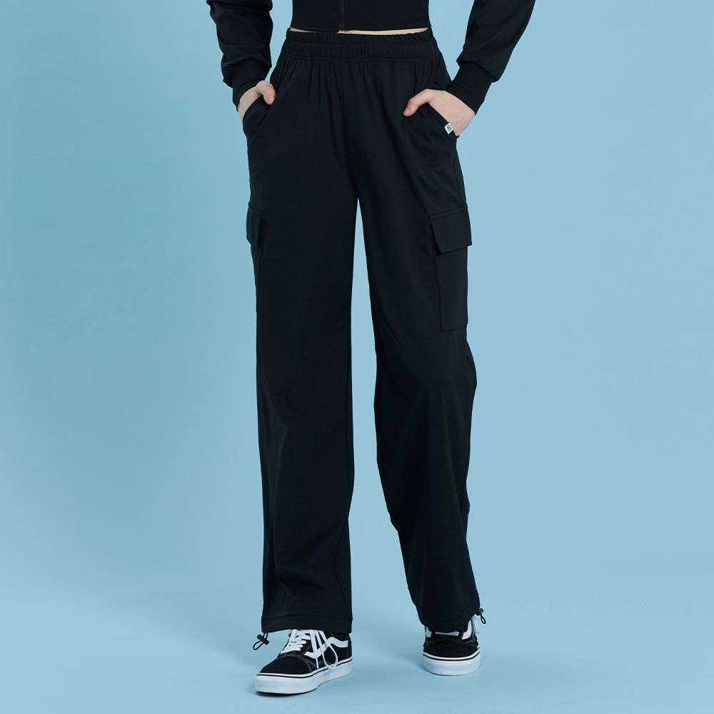 MUSINSA | SKULLPIG [SWP24025-01] Sorona Premium String Cargo Pants Black