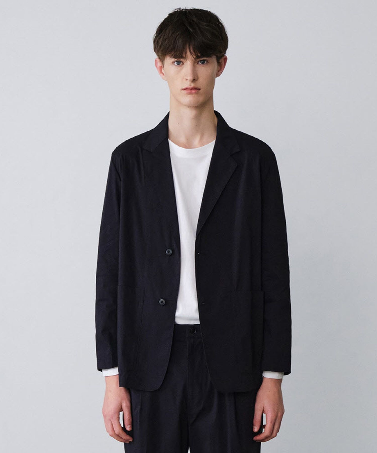 MUSINSA | STCO Casual Wide Setup Jacket (Overfit) (Navy)