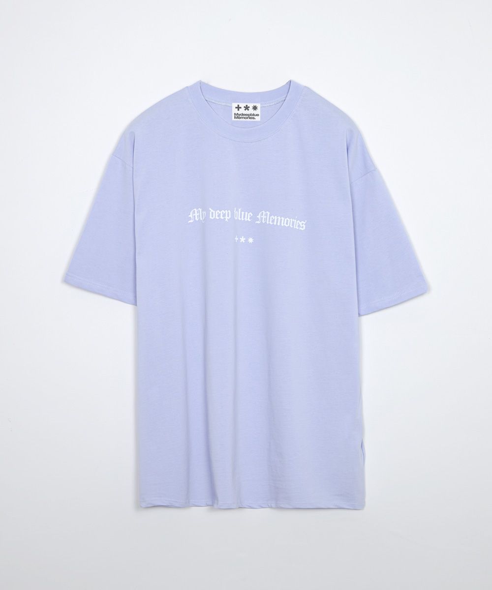 MUSINSA | MY DEEP BLUE MEMORIES My Memories Half Tee in sky