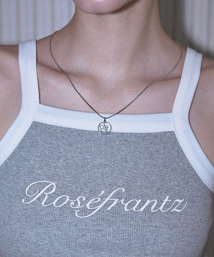 MUSINSA公式 | ROSÉ FRANTZ RFZ Silver Logo Necklace