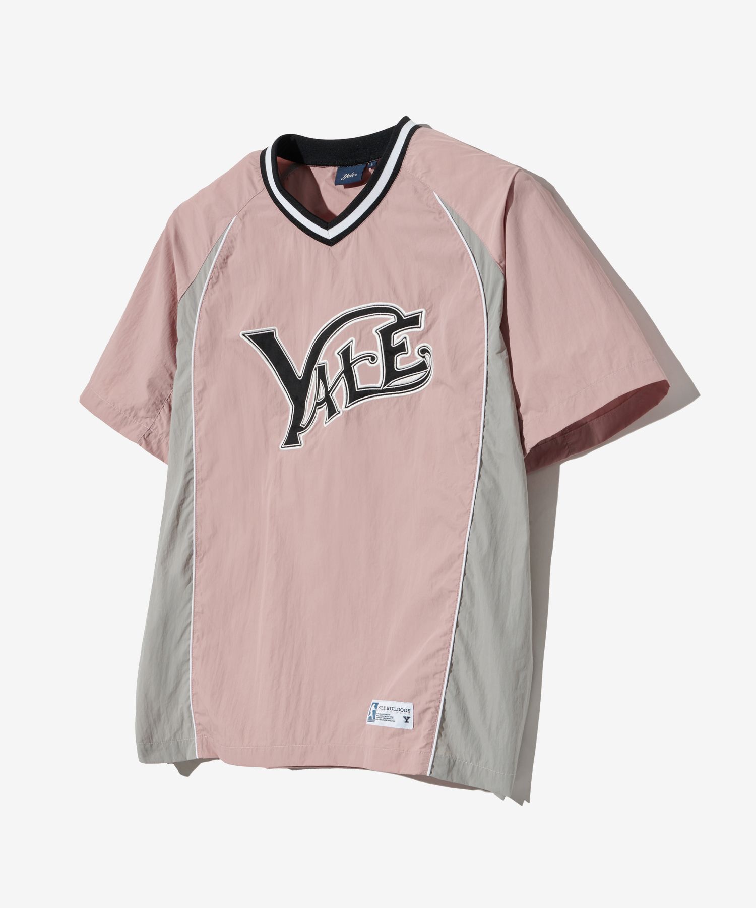 MUSINSA | YALE Sporty Nylon Short Sleeve Pink