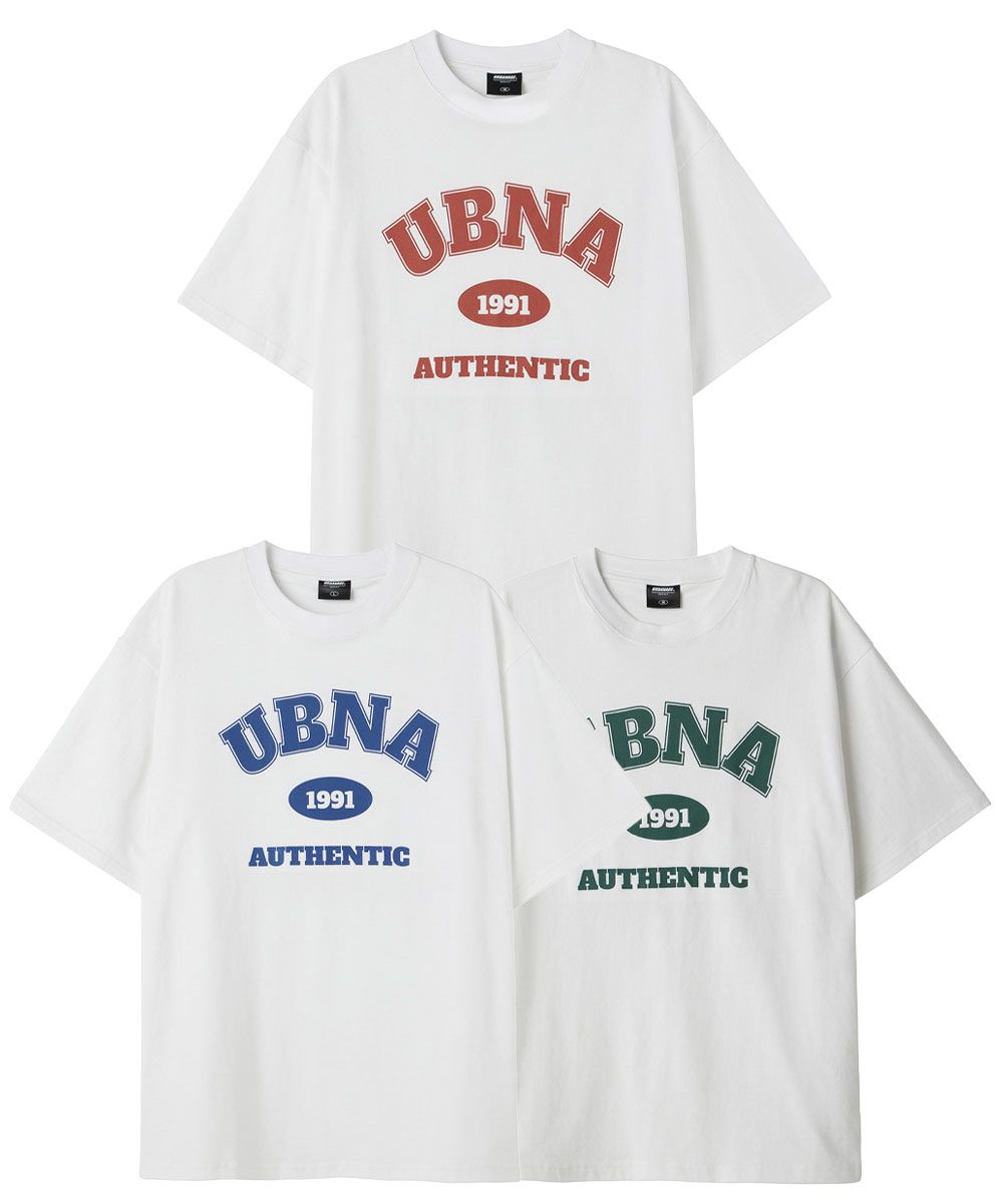 MUSINSA | URBANAGE [2PACK] UBNA Outline Oversized Short Sleeve (3 COLOR)