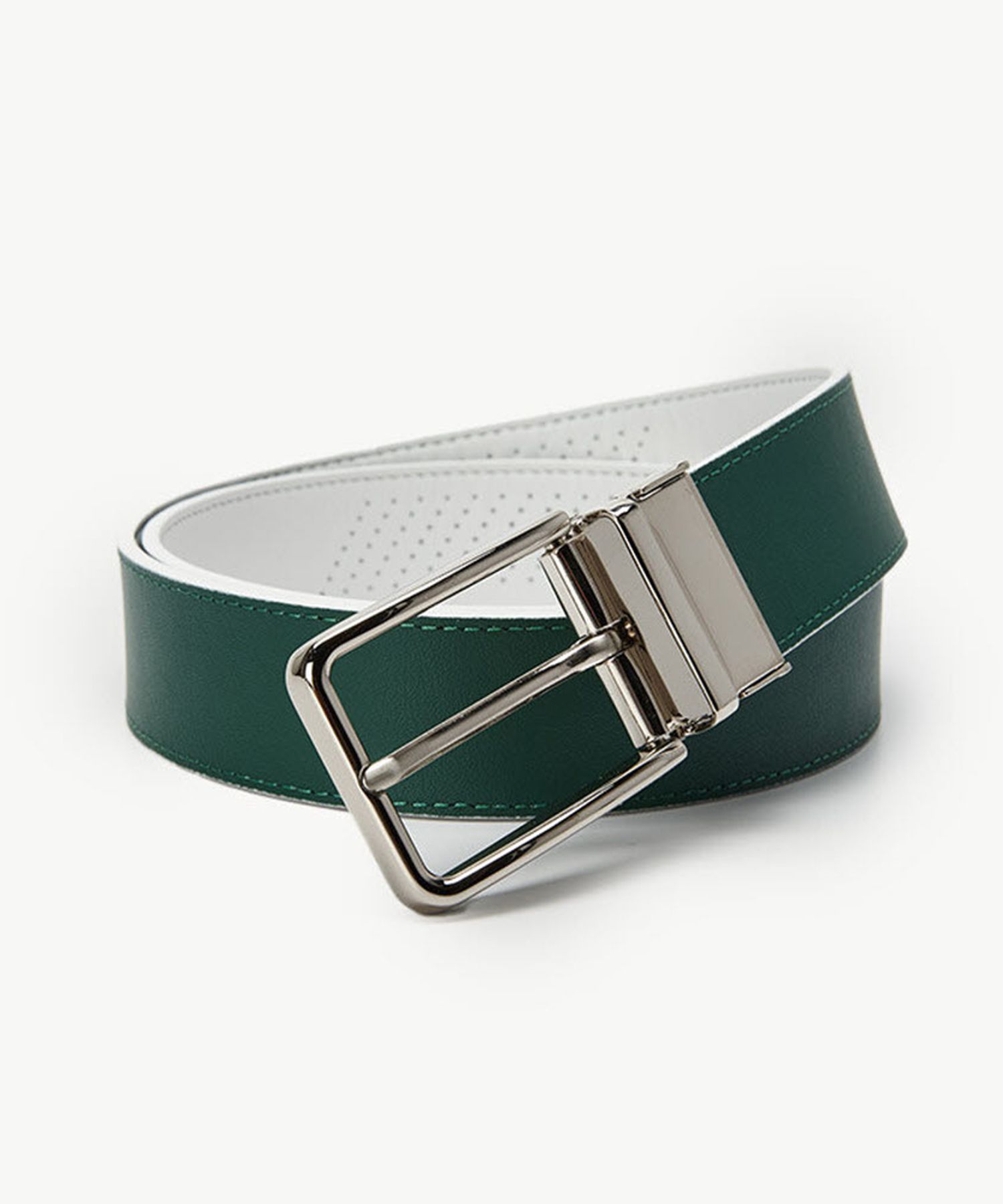 MUSINSA | STCO reversible golf belt (green)