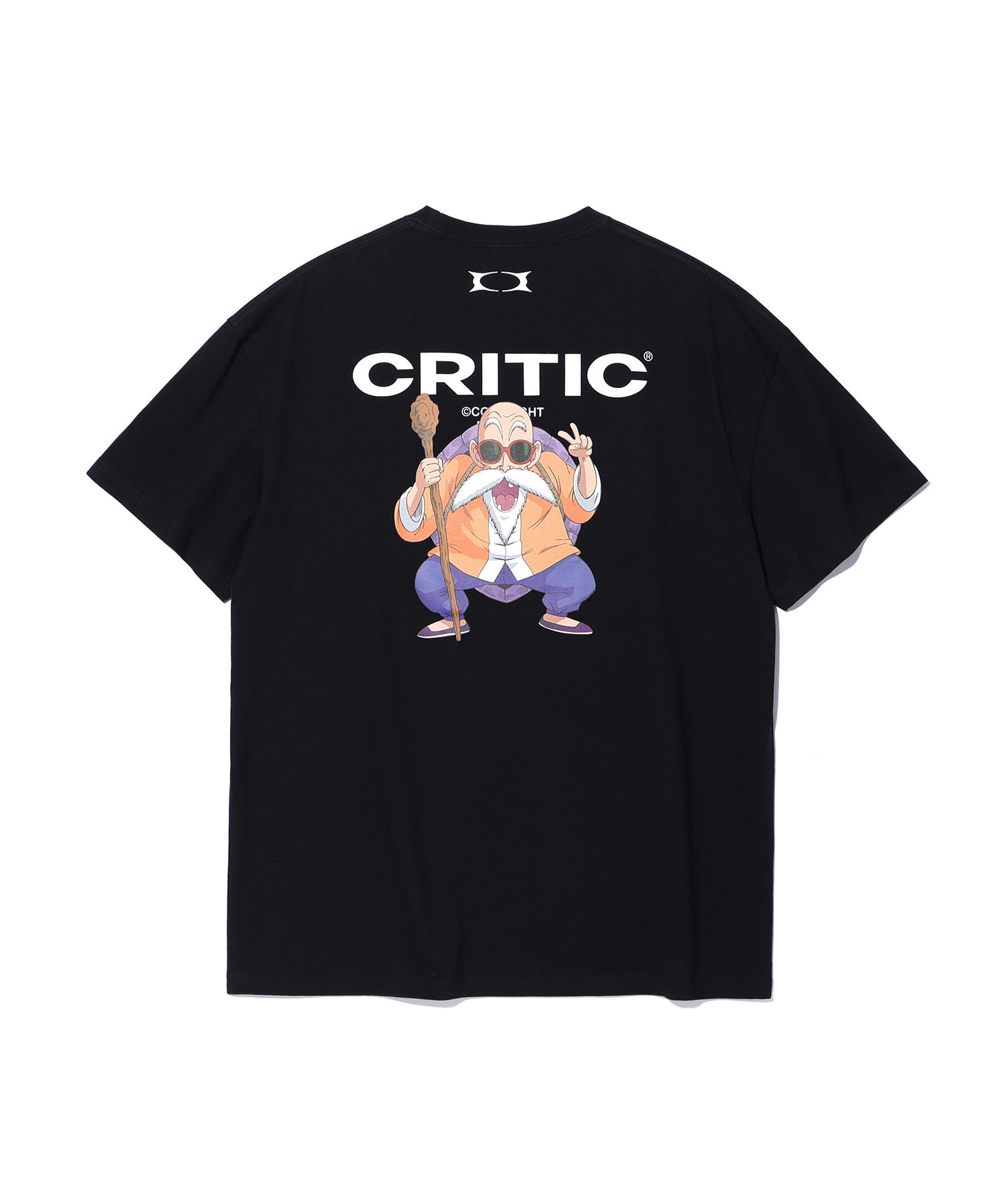 MUSINSA | CRITIC CRITIC x DRAGON BALL Z MASTER ROSHI TS BLACK