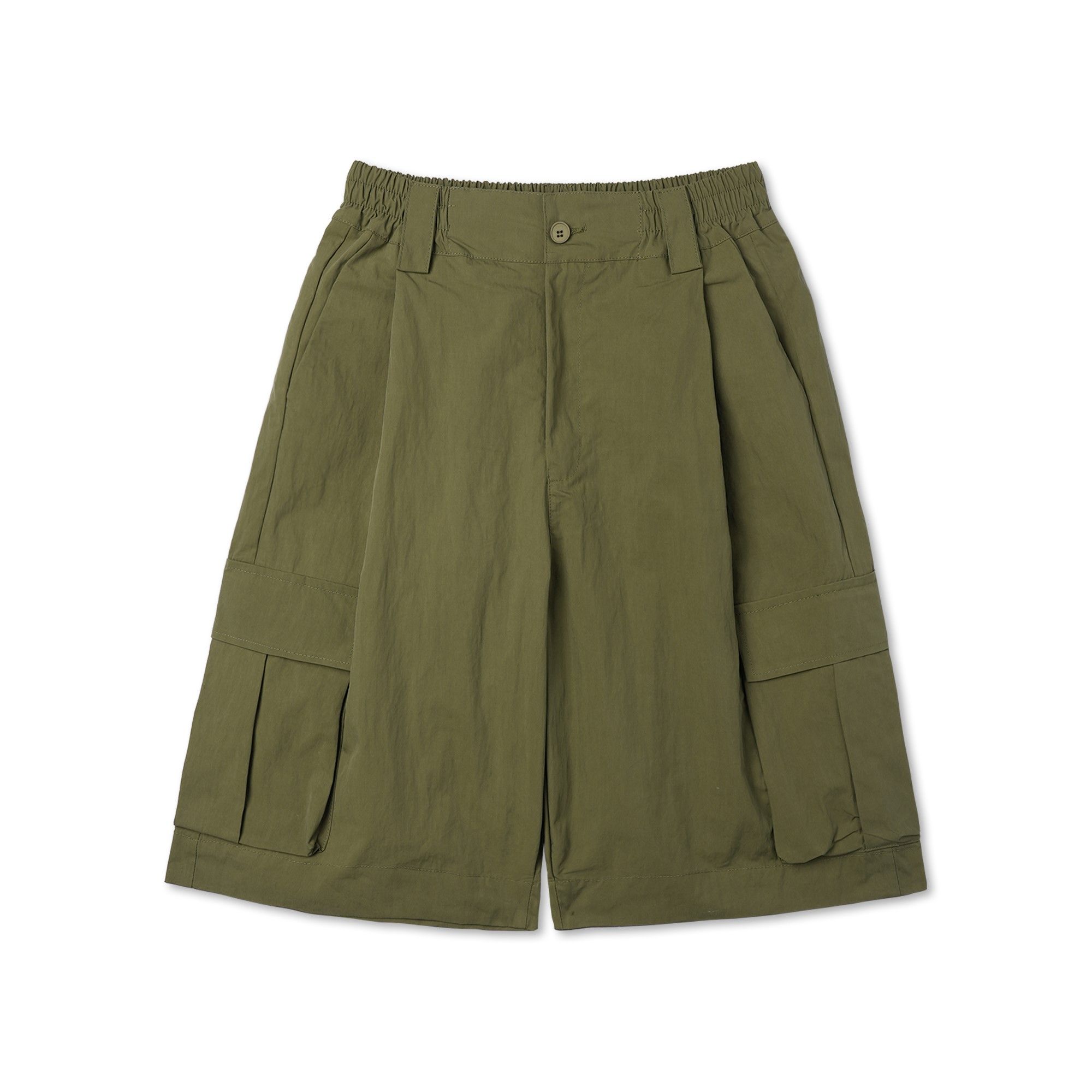MUSINSA | APOSTROPHE COMMA Cotton Nylon Cargo Bermuda Pants_Khaki