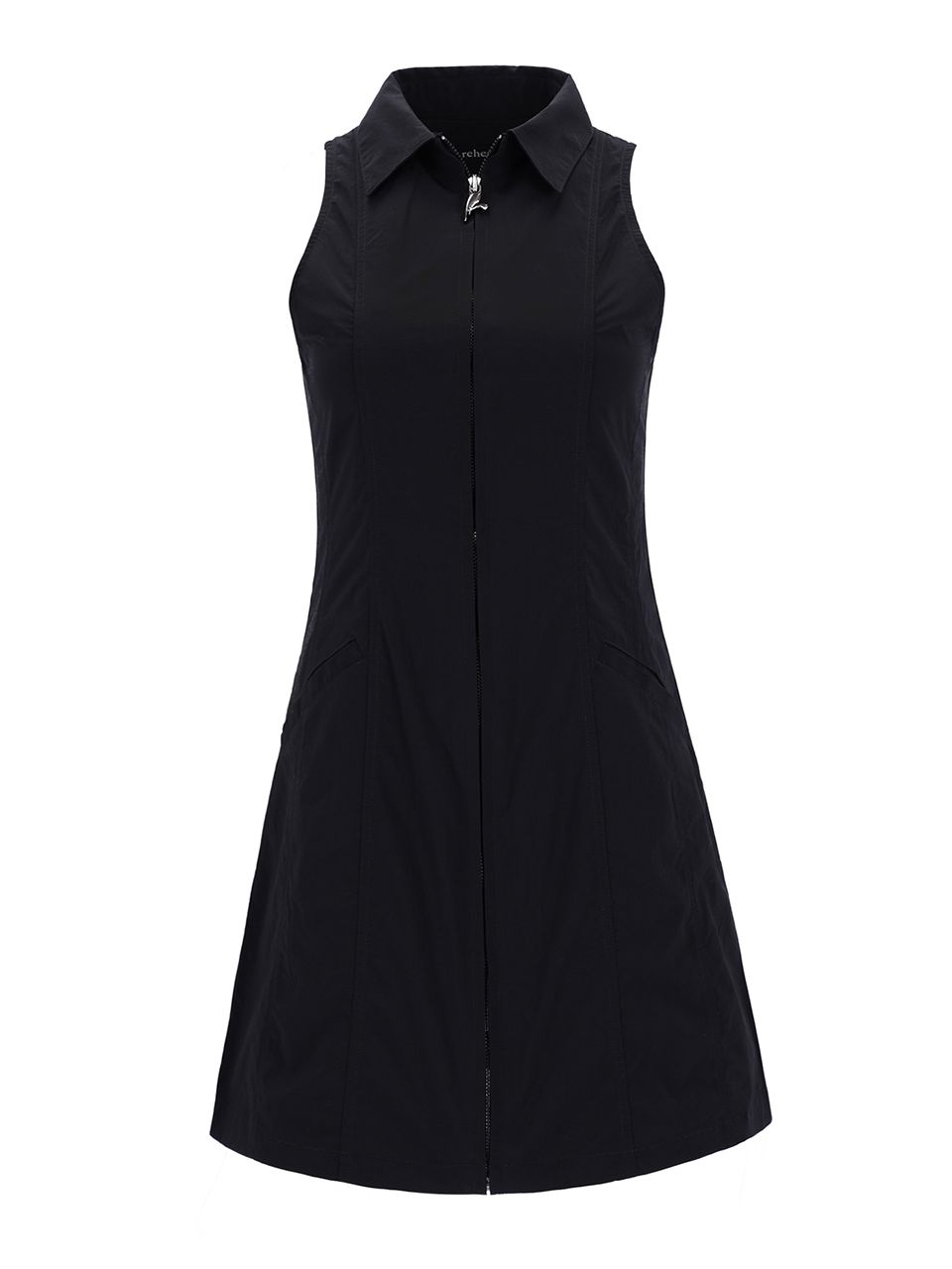 MUSINSA | REHEAT Symbol Detail Sleeveless Dress_Black