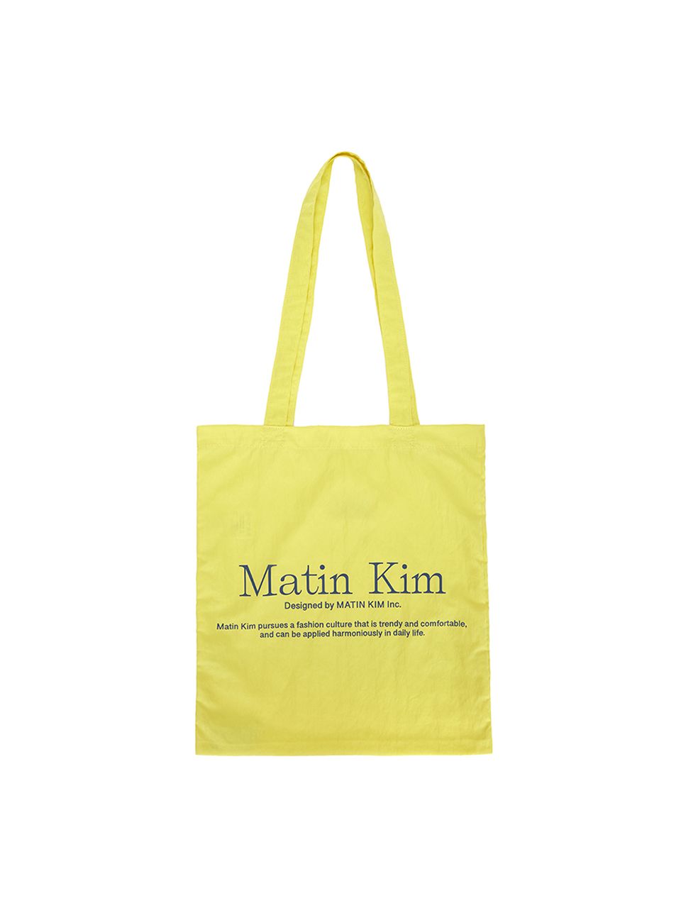 MUSINSA公式 | MATIN KIM MATIN POPPIN ECOBAG IN YELLOW