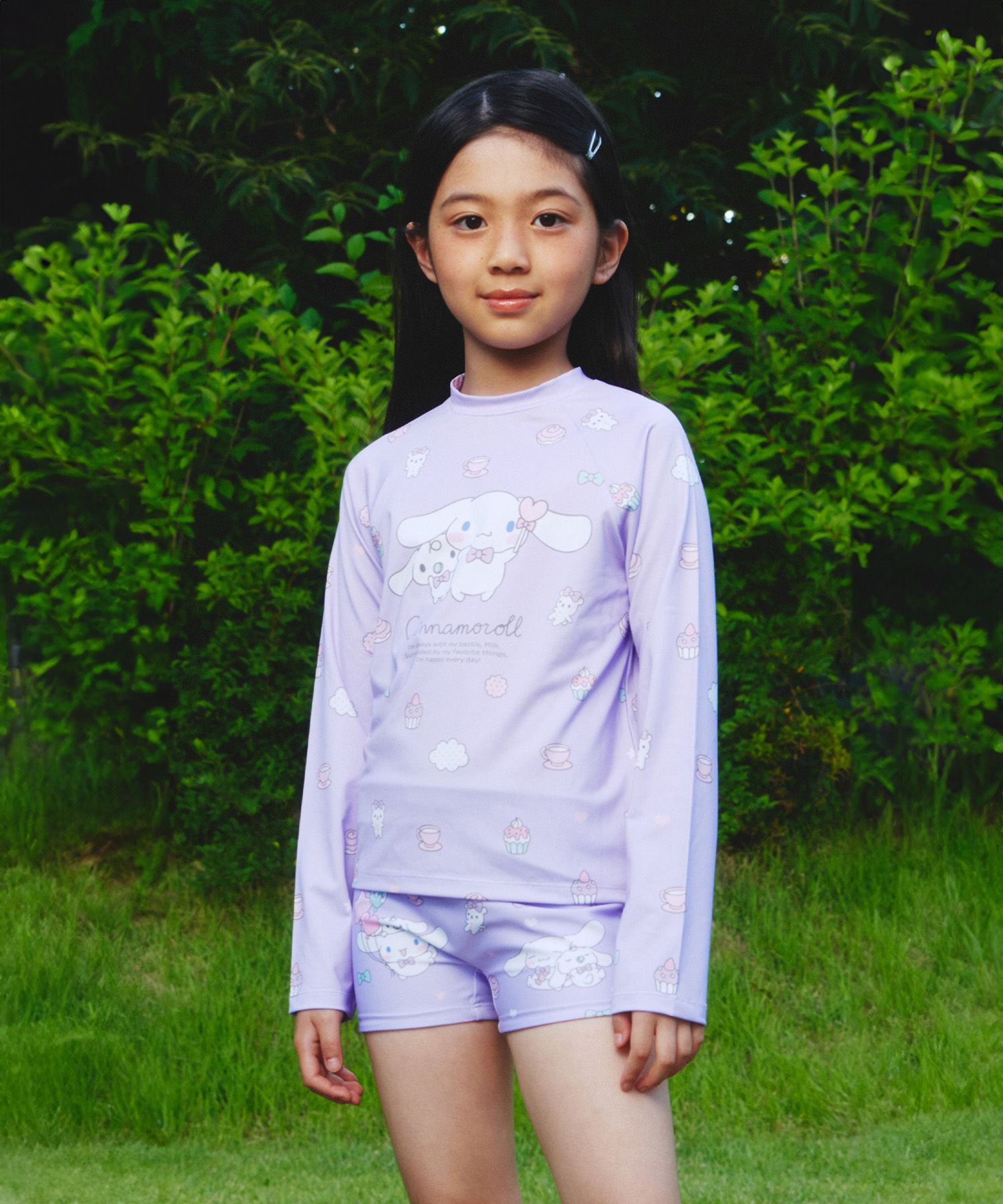 MUSINSA公式 | DELIGHTPOOL With Milk Kids Water Shorts - Fairy Lilac