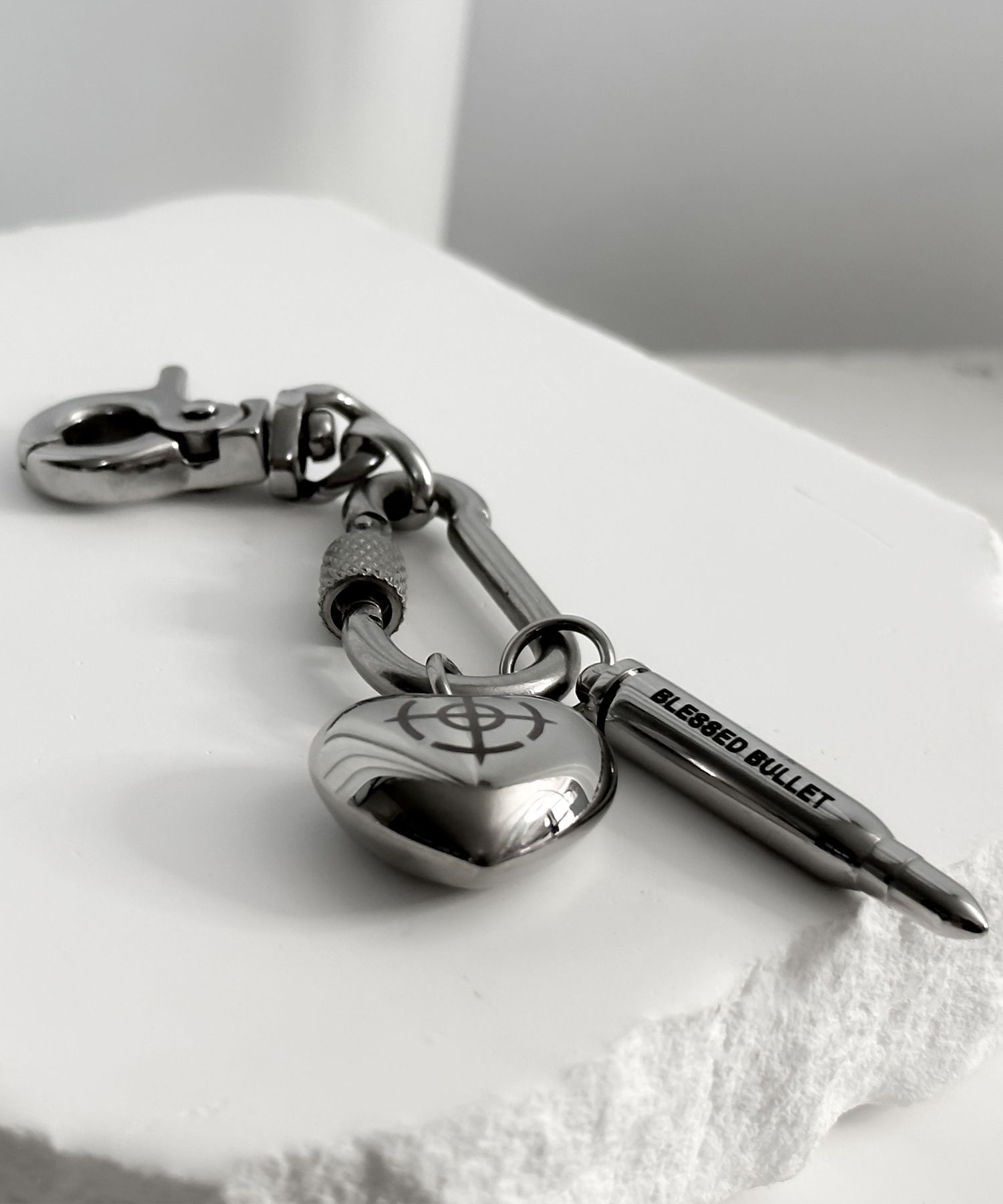 MUSINSA | BLESSED BULLET SS-Blessed Multi-Key Ring Elips