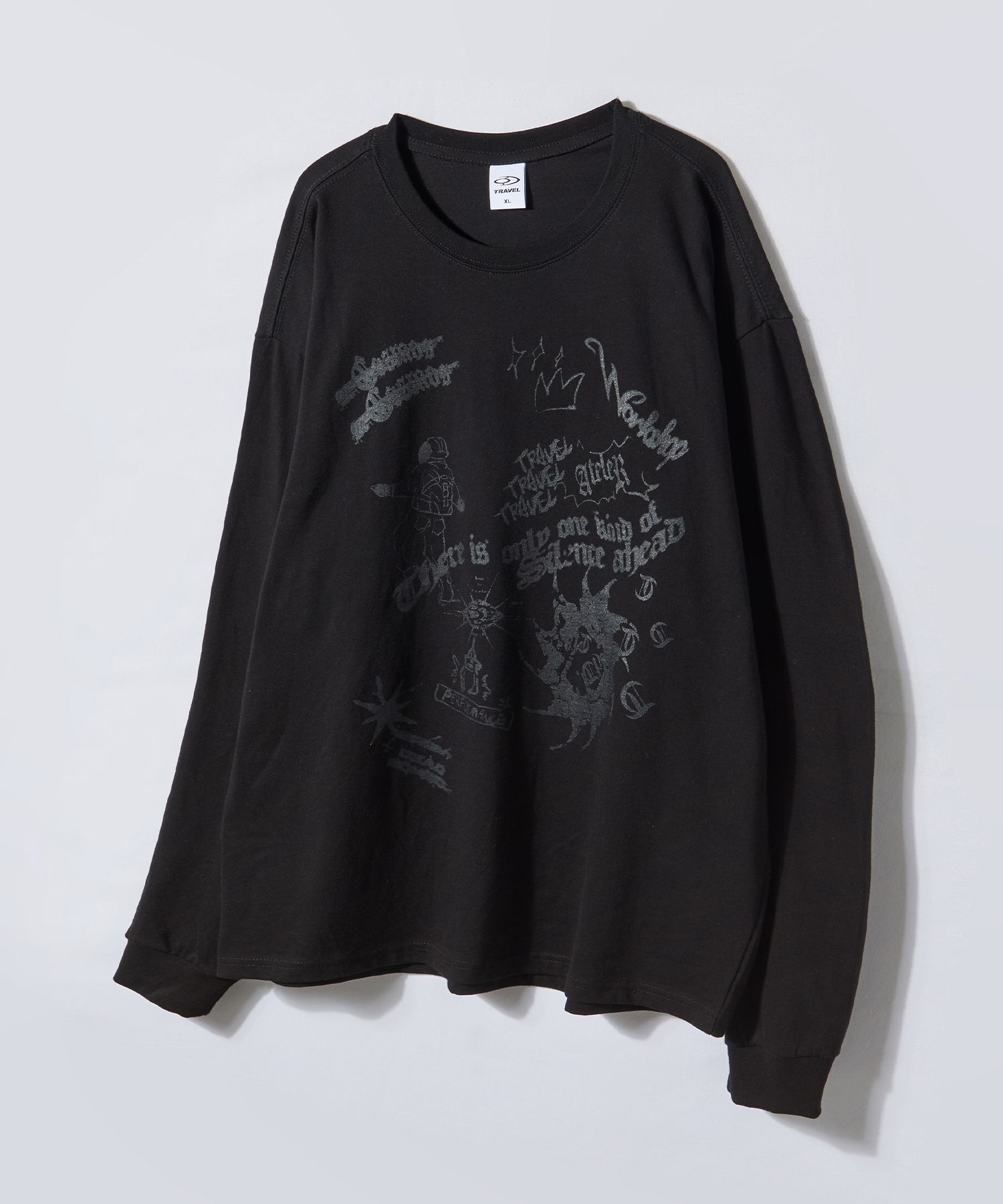 MUSINSA | TRAVEL Cosmos Long Sleeve Black