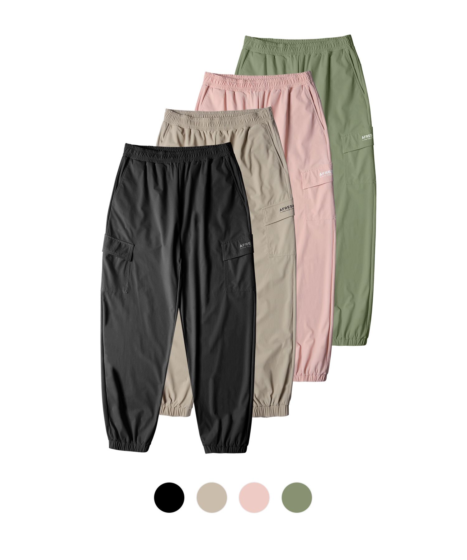 MUSINSA | AFRESH Air Stretch Cargo Jogger Pants Training 4 COLOR
