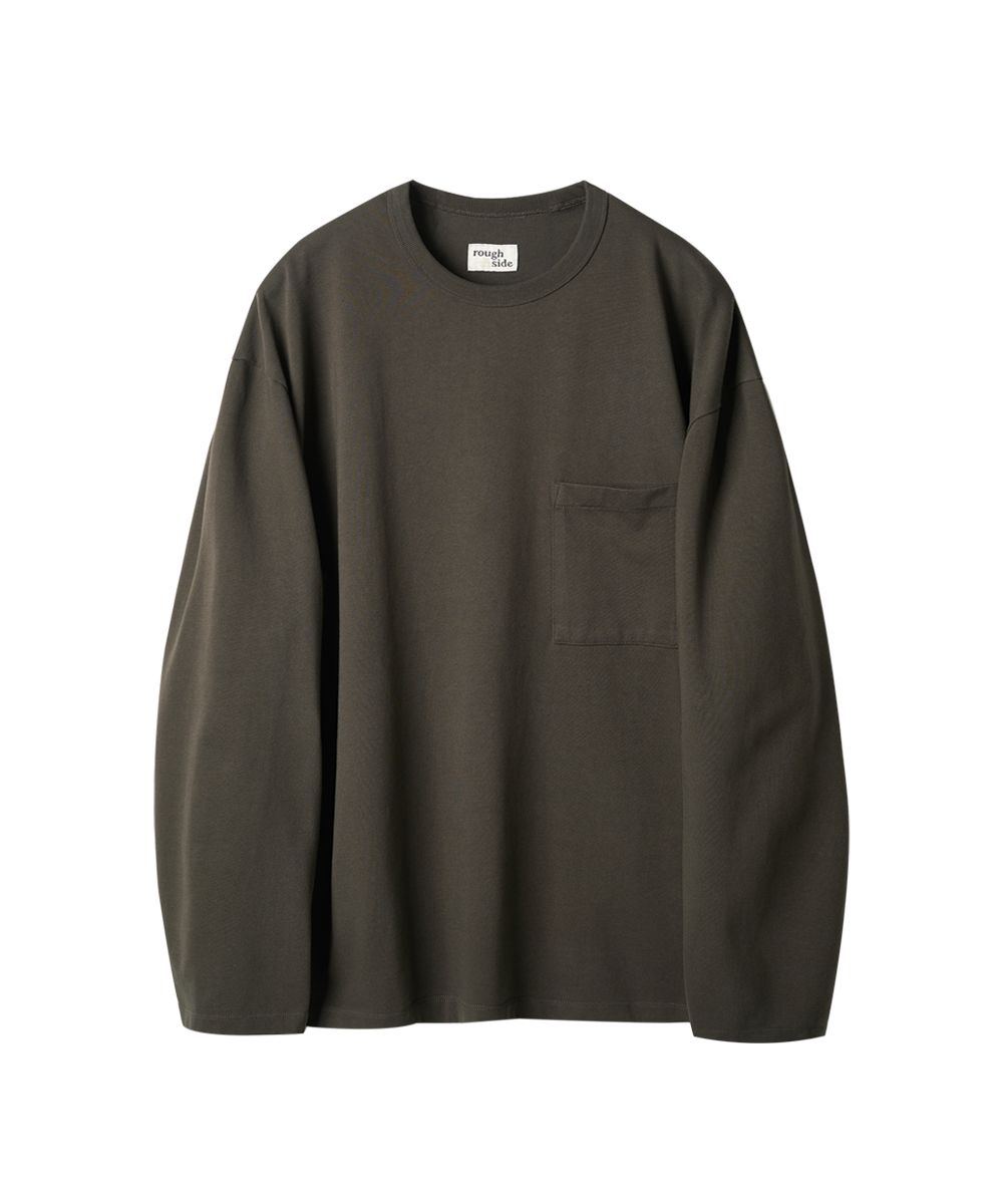 MUSINSA | ROUGH SIDE Primary Long Sleeve Brown