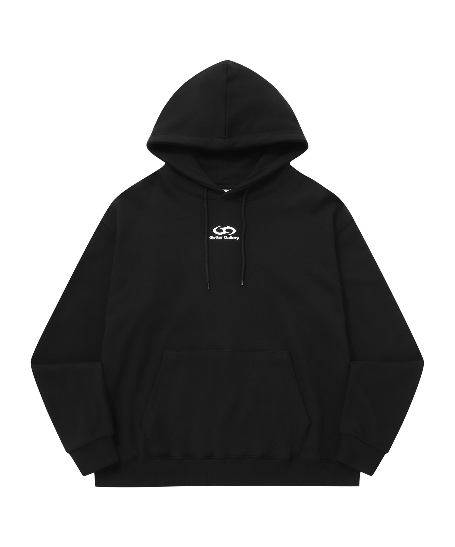 MUSINSA | GOTTER GALLERY ESSENTIAL GRAPHIC HOODIE_BK