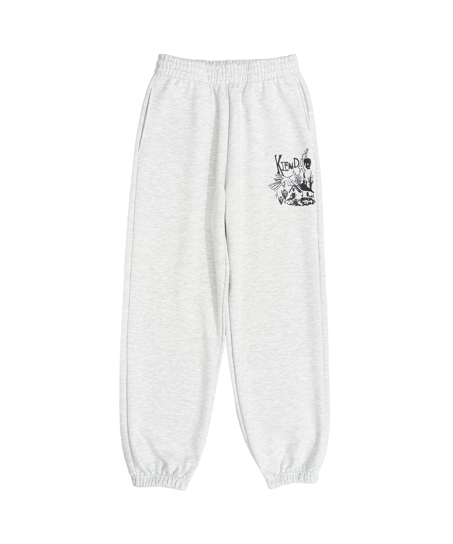 MUSINSA | KENDA ROUGH SKETCH TRAINING PANTS (LIGHT MELANGE)