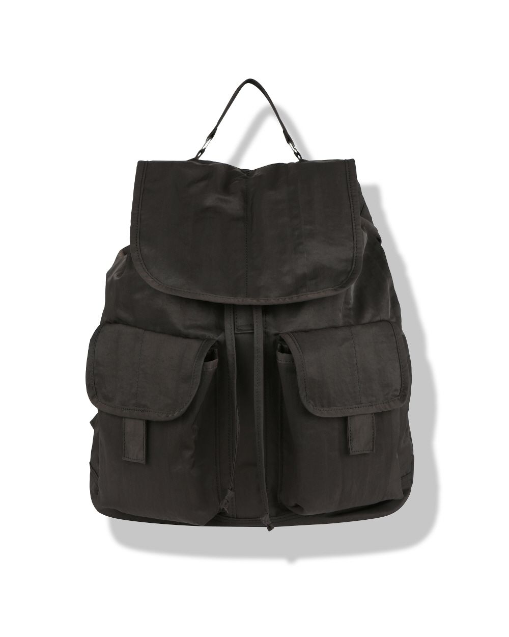 MUSINSA | BESLOW VINTAGE NYLON RUCK SACK BROWN