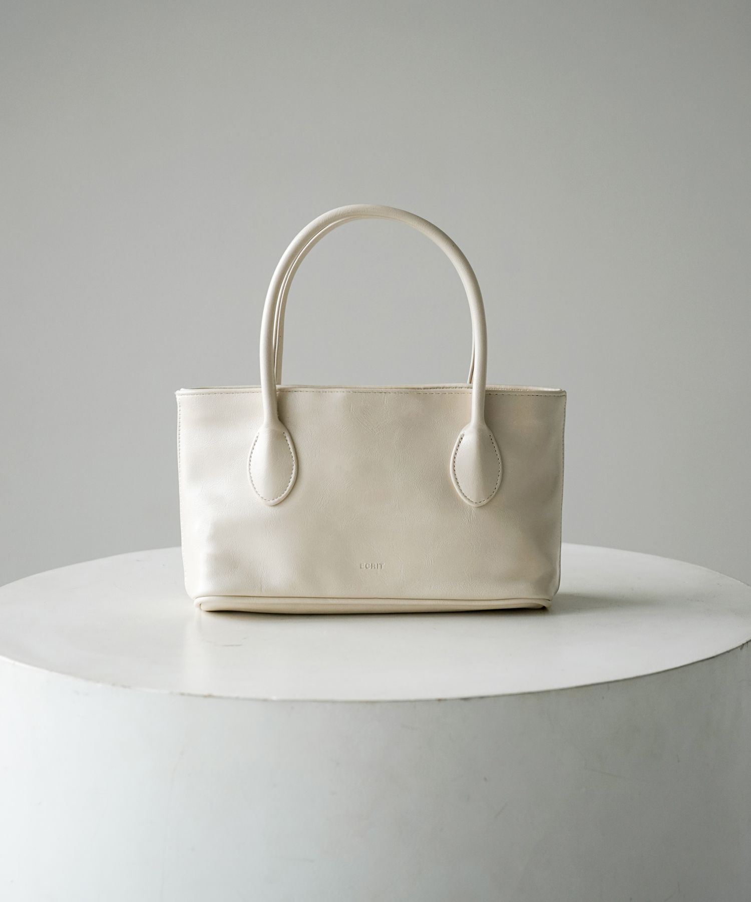 MUSINSA公式 | ECRIT Mini Basket Bag - Ivory