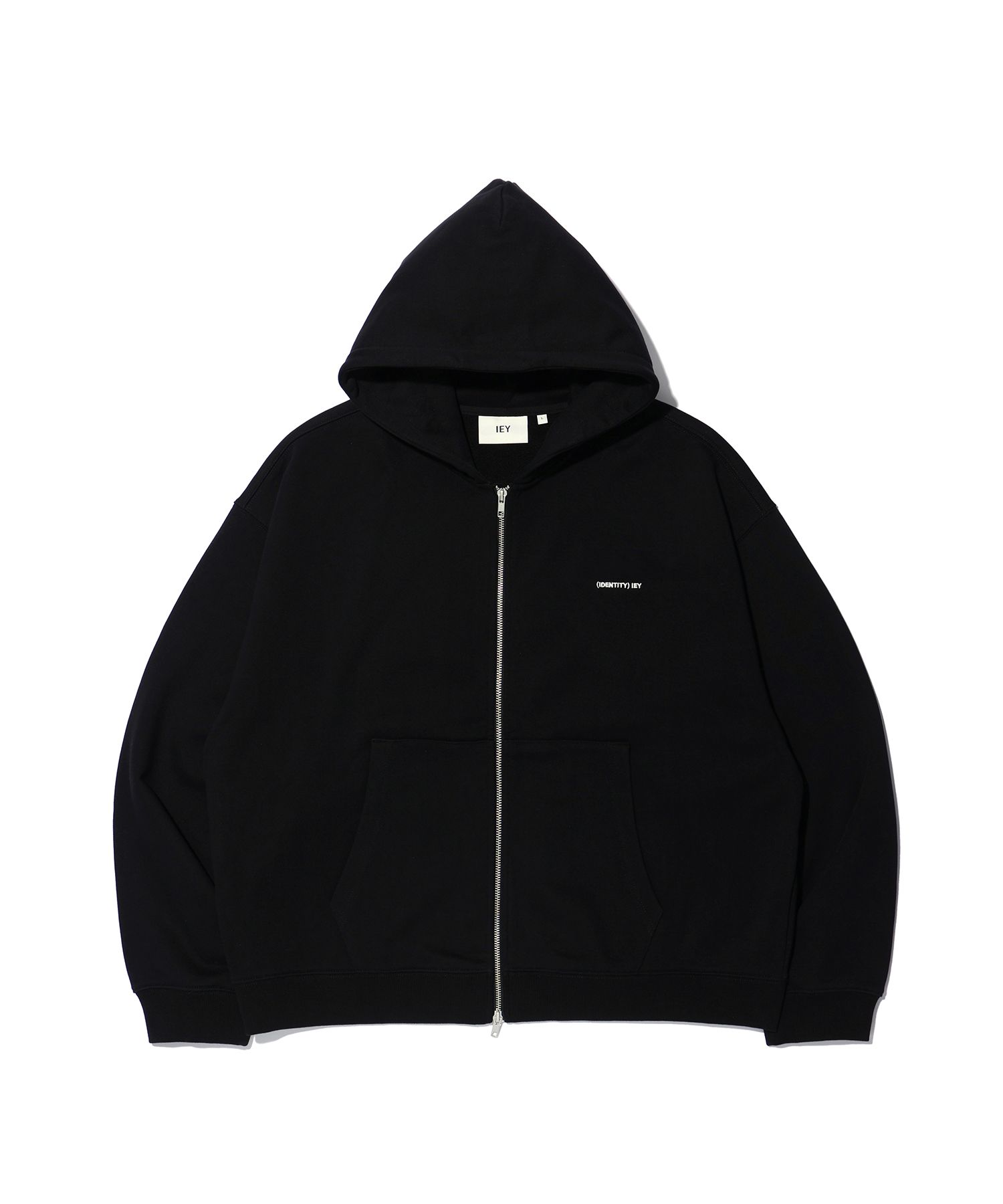 MUSINSA公式 | IEY IEY SYMBOL HOODED ZIP-UP Black