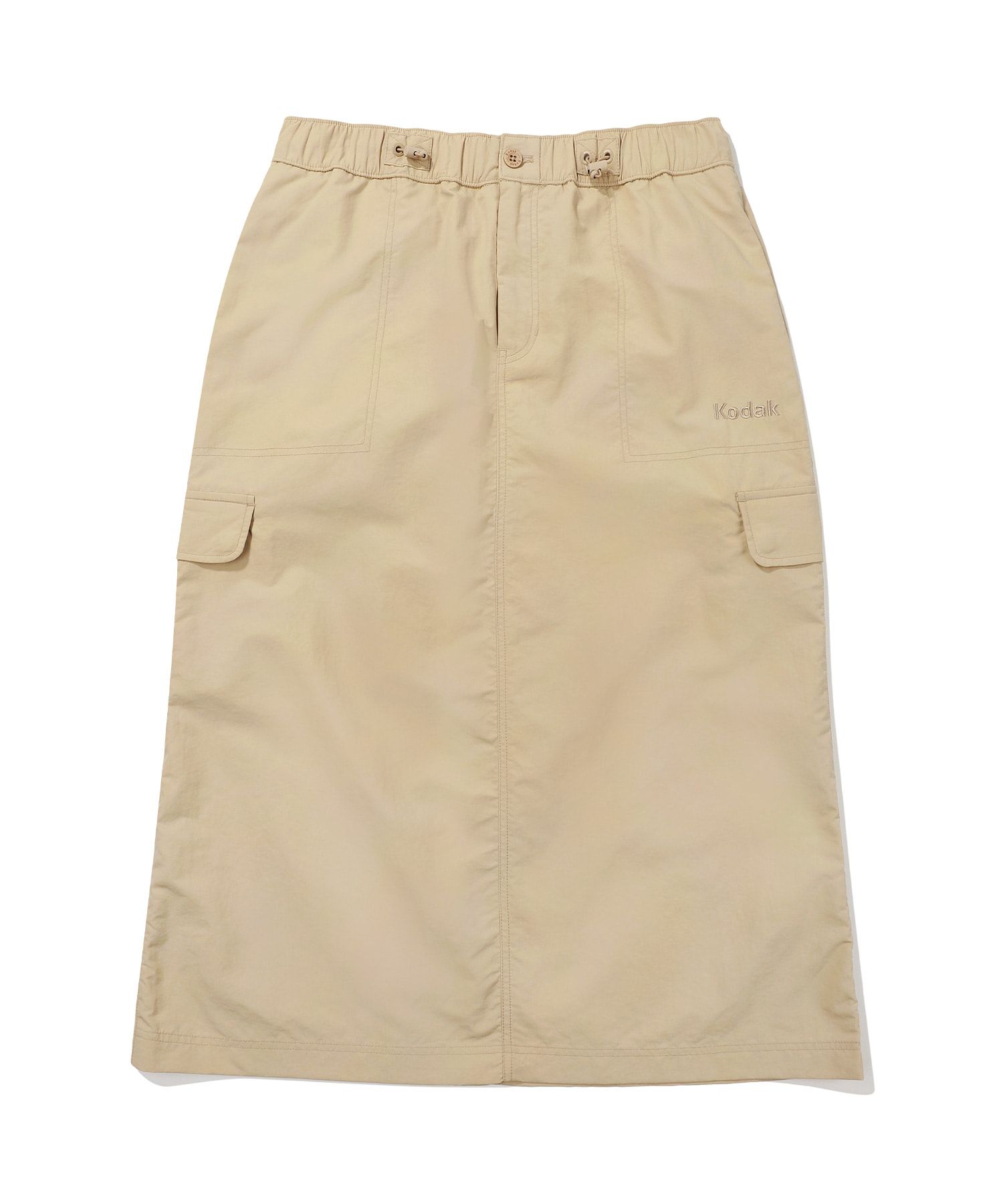 MUSINSA | KODAK Monochrome supplex regular fit cargo skirt in BEIGE