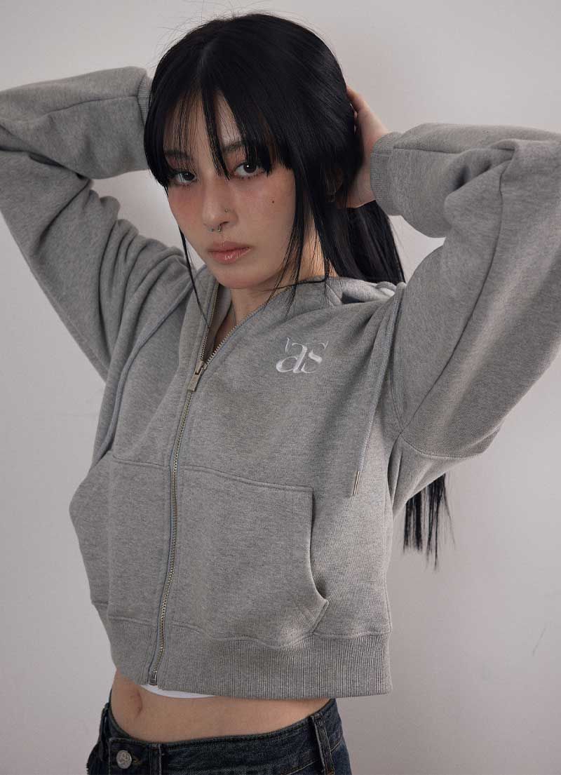 MUSINSA公式 | ASON BASIC TRAINING HOOD ZIP-UP / GRAY