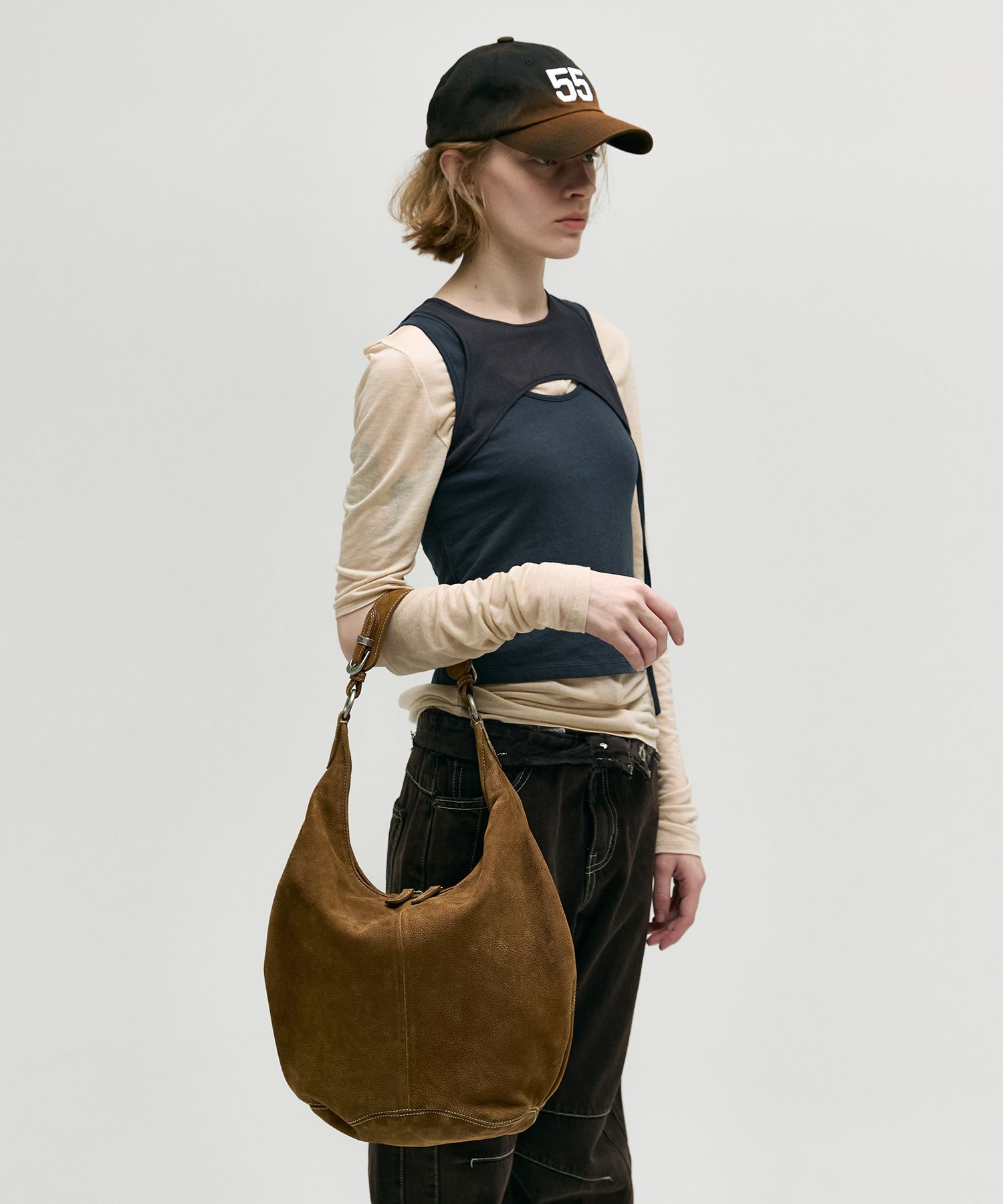 MUSINSA | MARGESHERWOOD PUMPKIN LARGE_chestnut nubuck