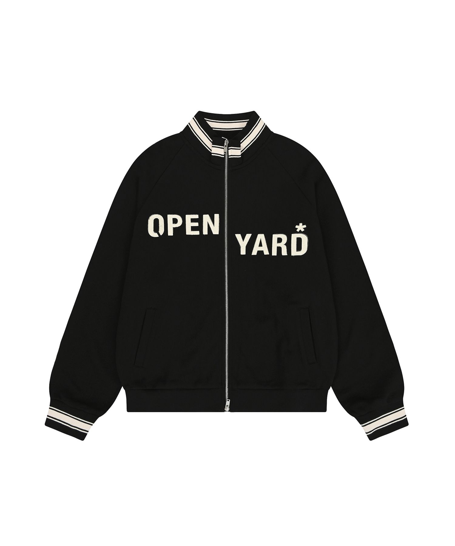 MUSINSA | OY OPYD TRACK ZIP UP - BLACK