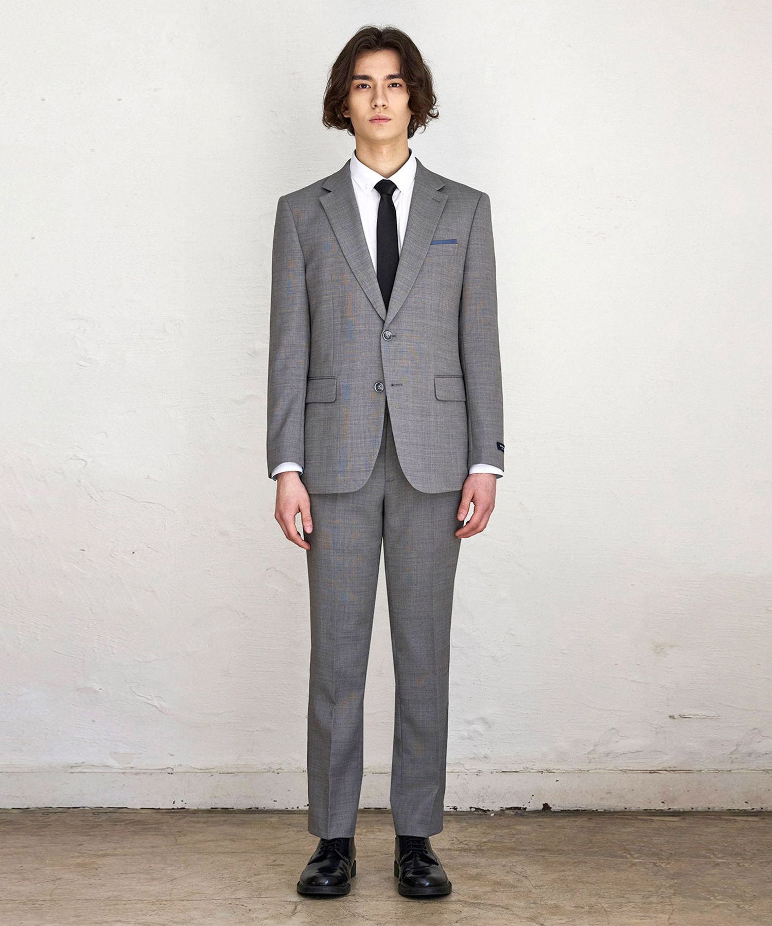 MUSINSA | STCO WOOL STRETCH CLASSIC SUIT SET-UP_GRAY (CLASSIC FIT)