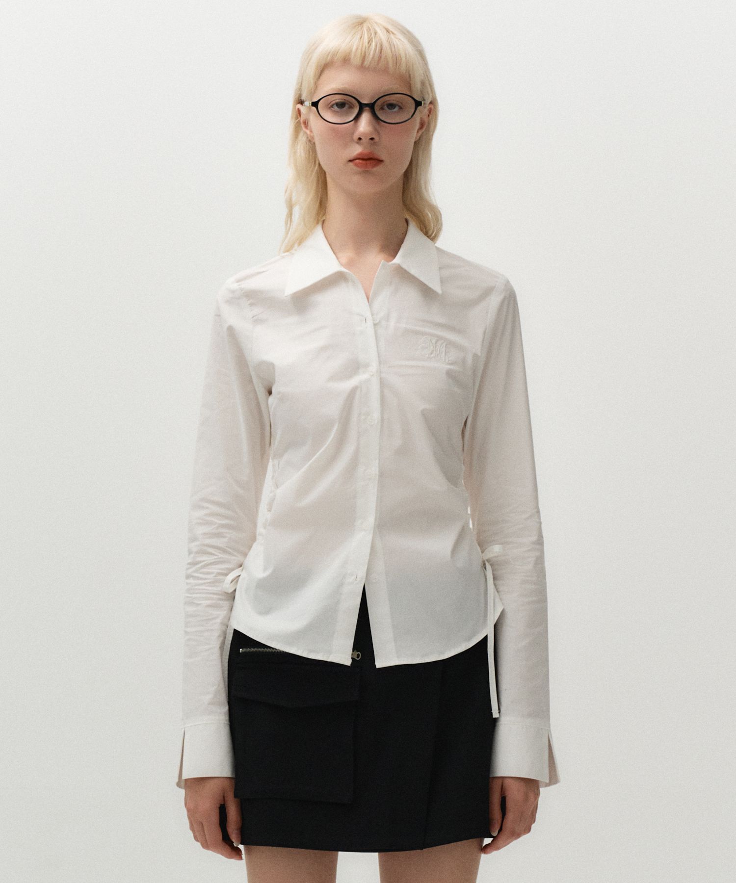 MUSINSA公式 | MIDNIGHT MOVE st shirt [white]