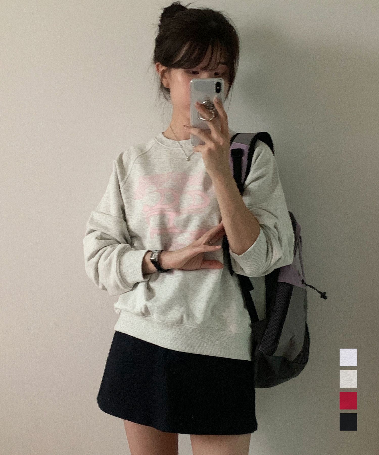 MUSINSA公式 | Codegraphy (ウィメンズ) WAVEシグネチャーロゴスウェット_アイボリー