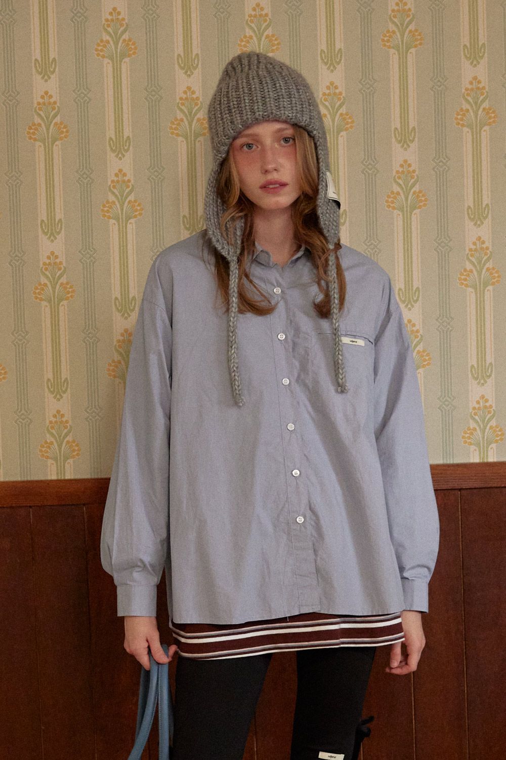 MUSINSA | LETERIE LR LABEL OVERFIT SHIRT_LIGHT BLUE