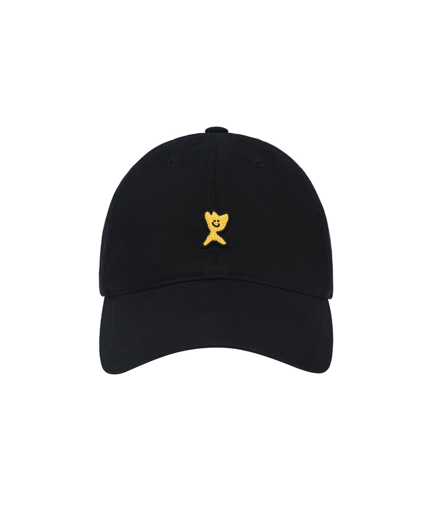 MUSINSA | WACKY WILLY Basic Ball Cap Black