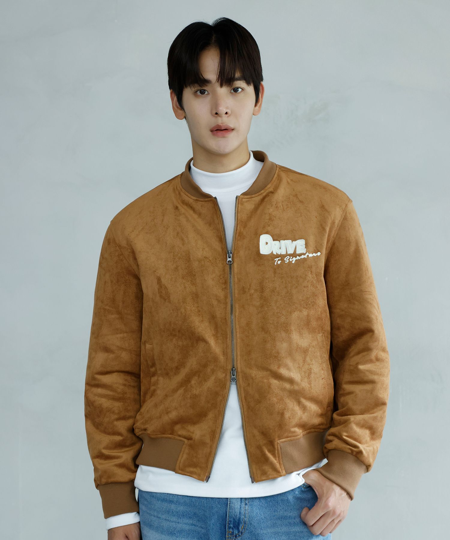 MUSINSA | SIGNATURE [Choi Jong-woo X Signature] Suede Embroidered ...