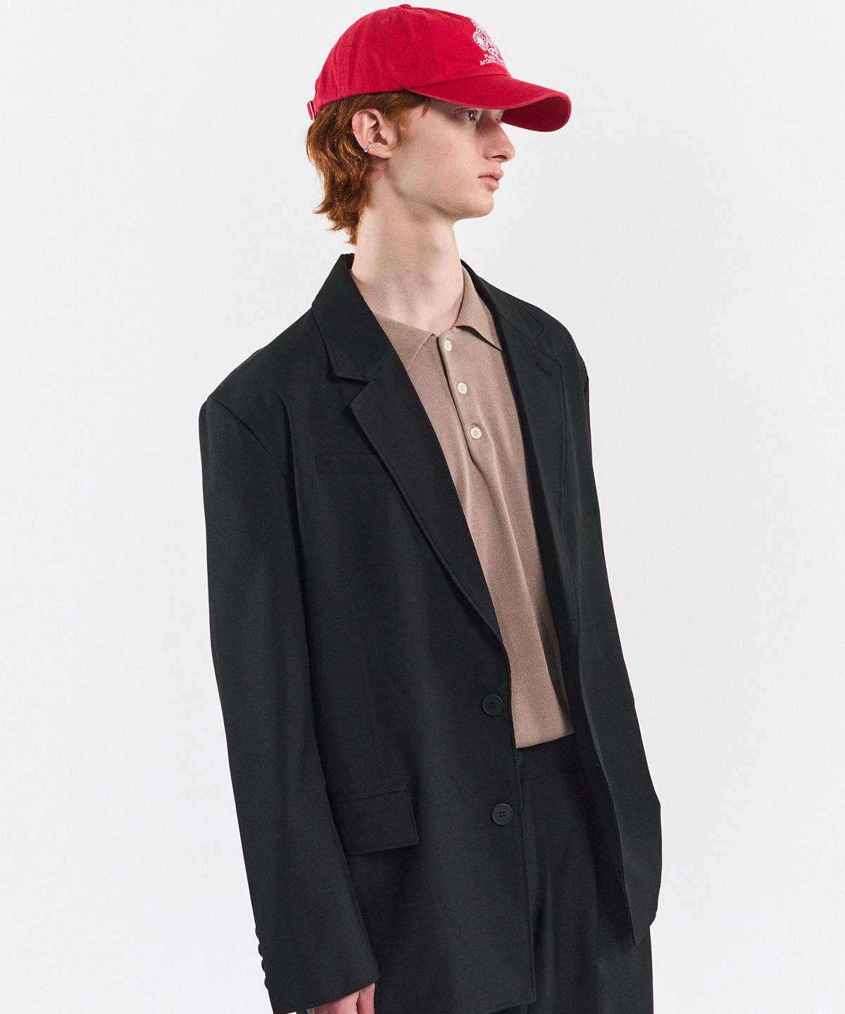 MUSINSA | BLACK MOMENT Daily Office Two Button Basic Overfit Single ...